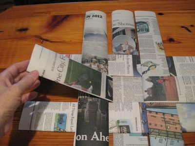 Newspaper Sit-upon : 6 Steps - Instructables