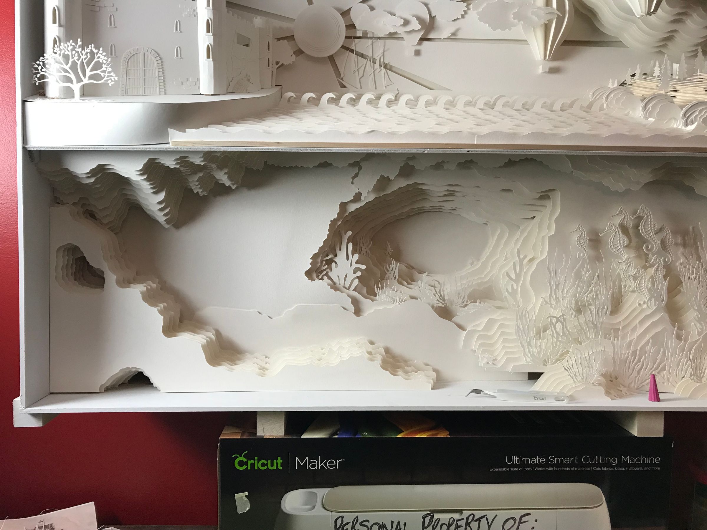 48 Inch Wide Layered Paper Art Shadow Box : 6 Steps (with Pictures ...