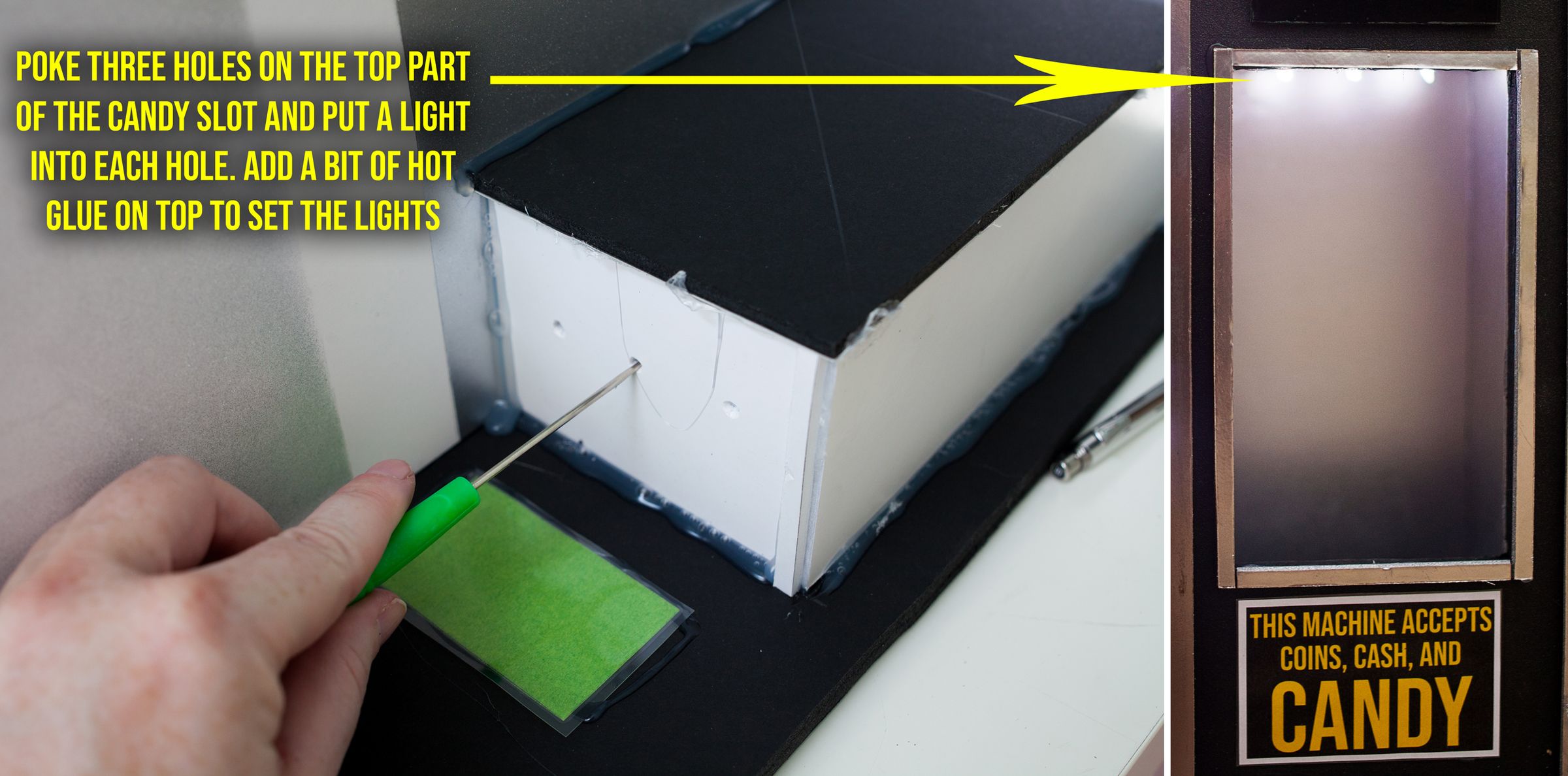 Vending Machine Costume With Working Lights : 7 Steps (with Pictures ...