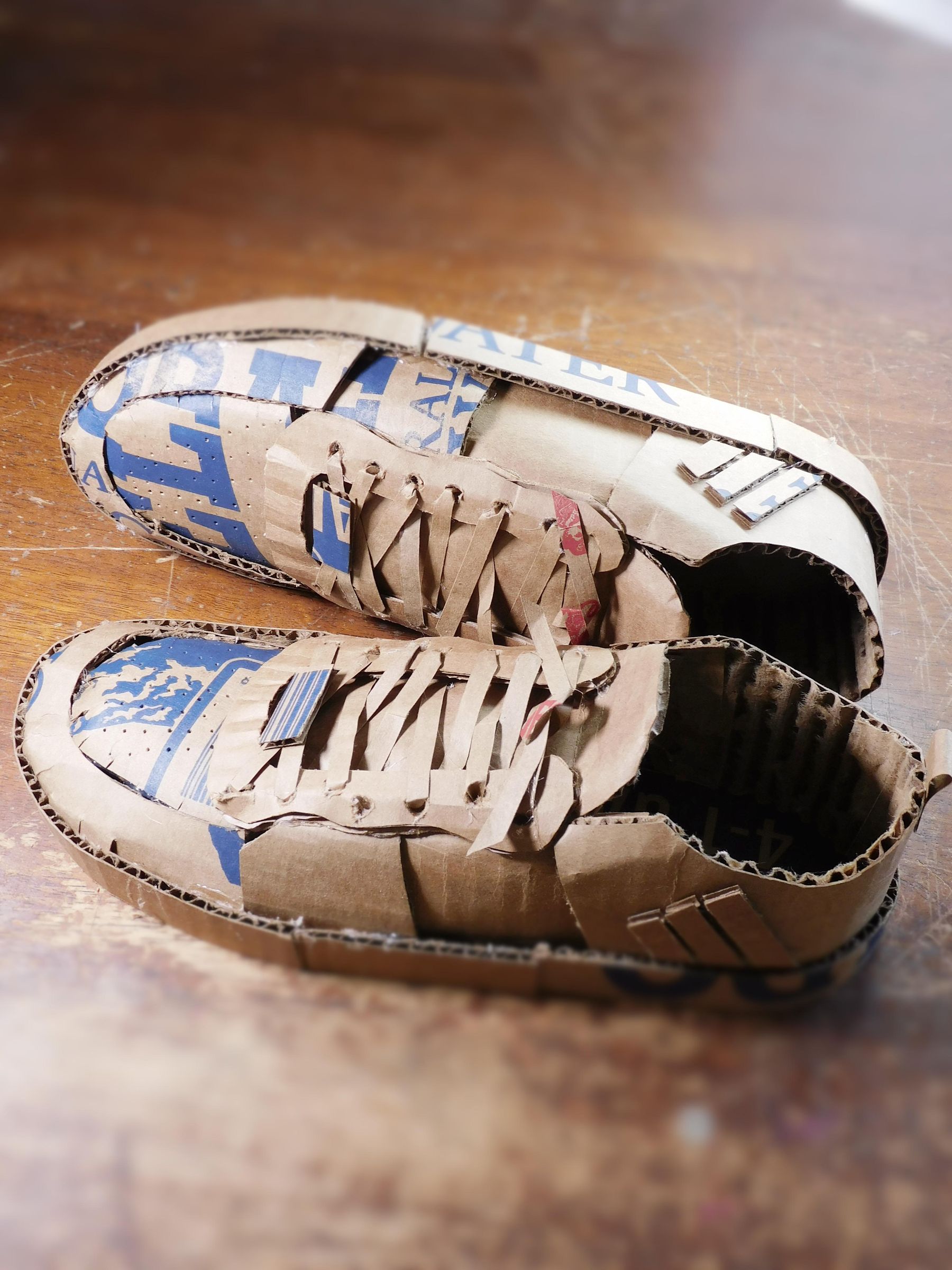 How to Make a Cardboard Shoe Advanced Version!!! : 8 Steps (with ...