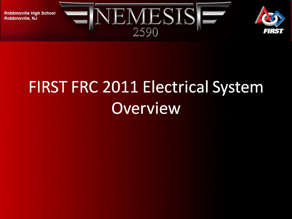 FIRST FRC Team 2590's Electrical Subsystem Video - Instructables