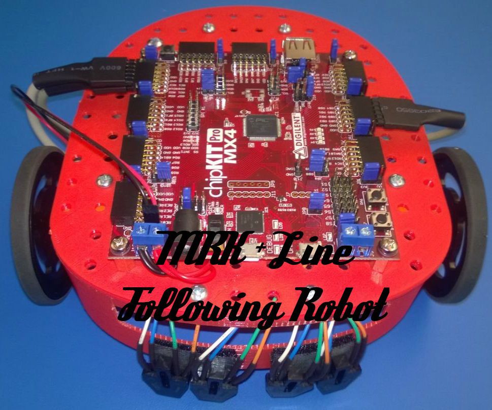 Line Following MRK Robot With 3d Printed Parts : 21 Steps (with ...