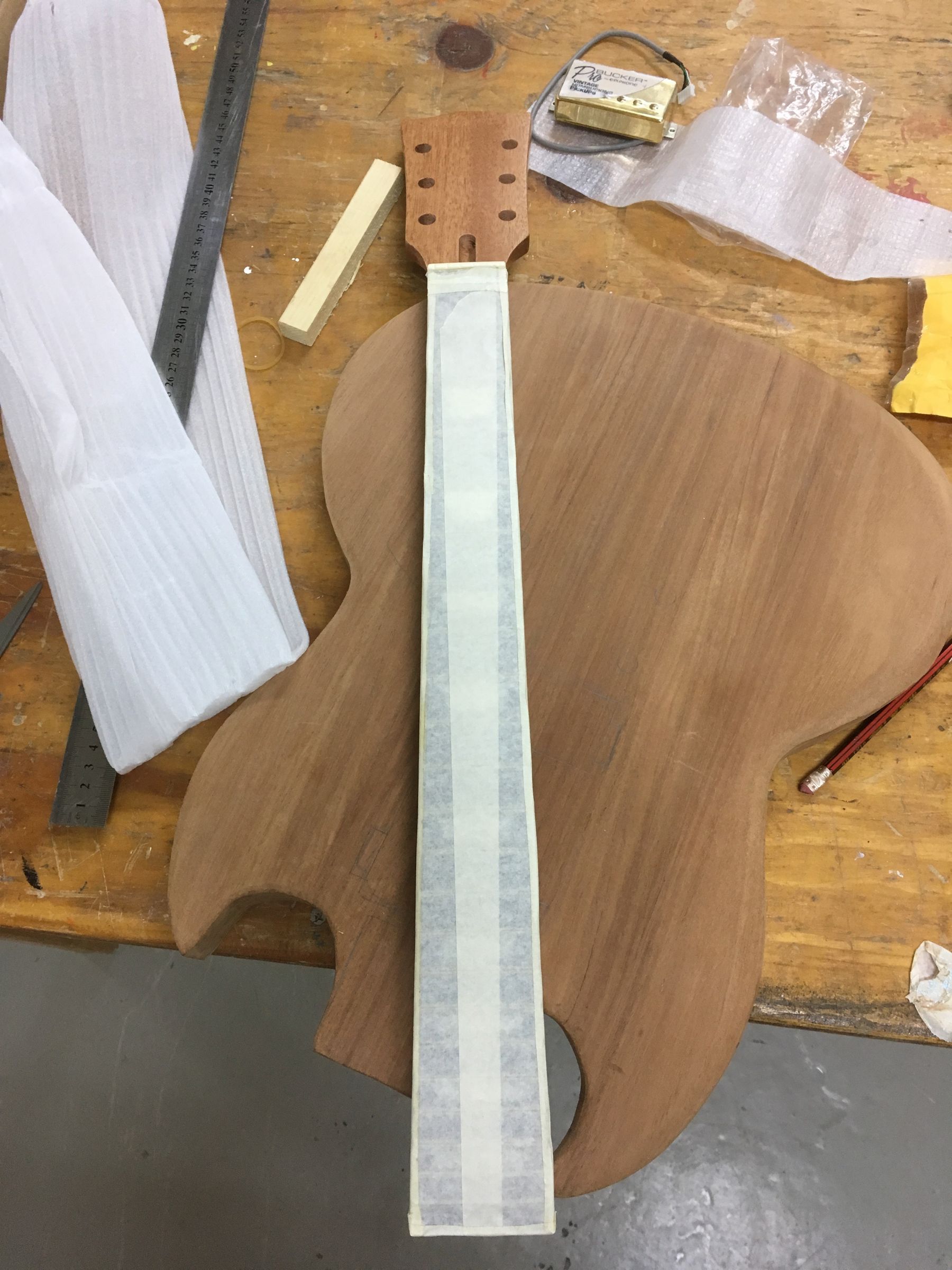 Gibson SG Style Guitar Build - My First Guitar Project : 12 Steps ...
