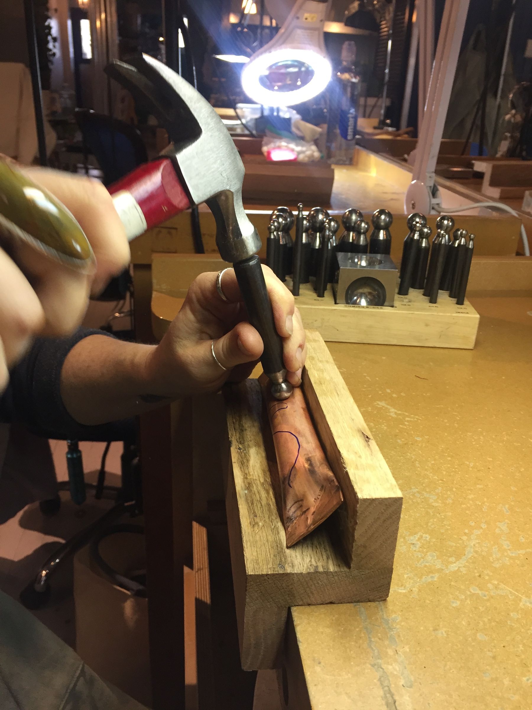 Forged Repurposed Copper Pipe Cuff : 6 Steps (with Pictures ...