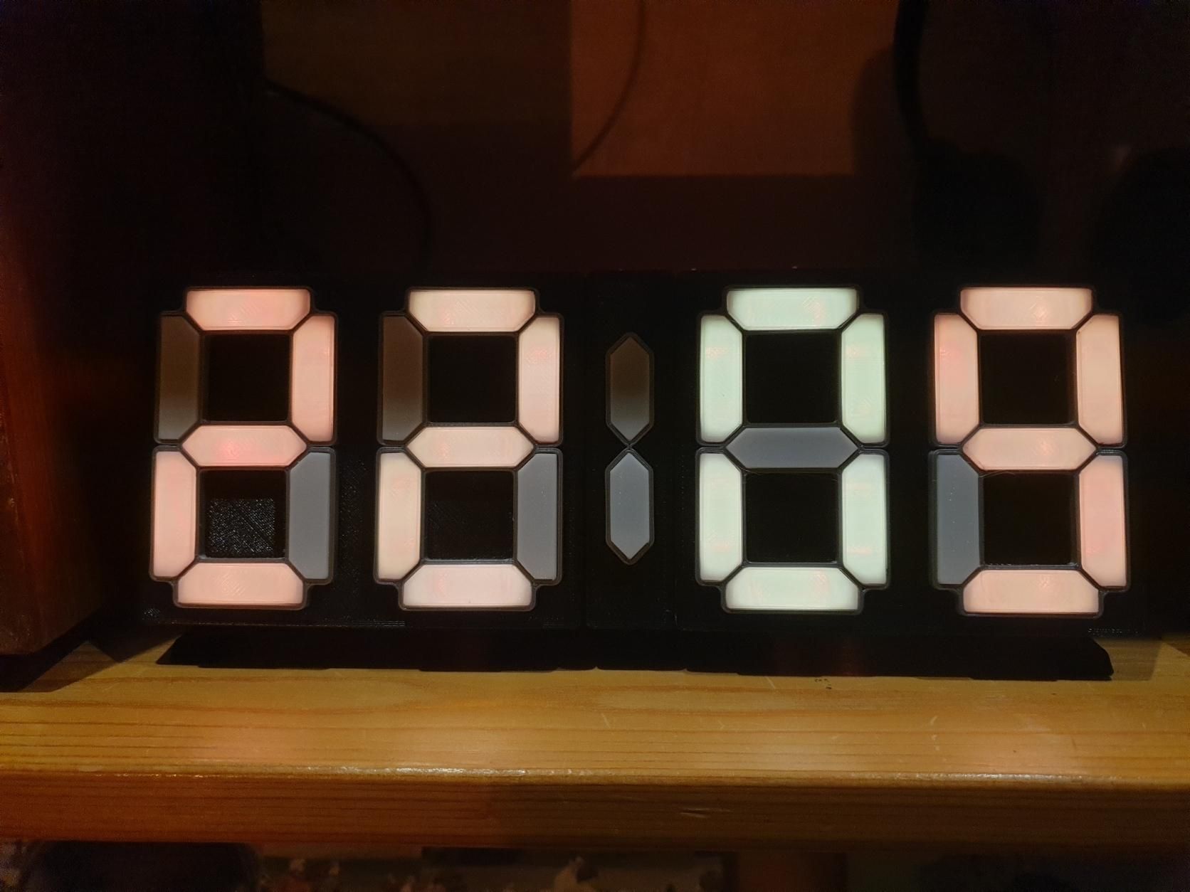 7 Segment Clock - Small Printers Edition : 9 Steps (with Pictures) - Instructables