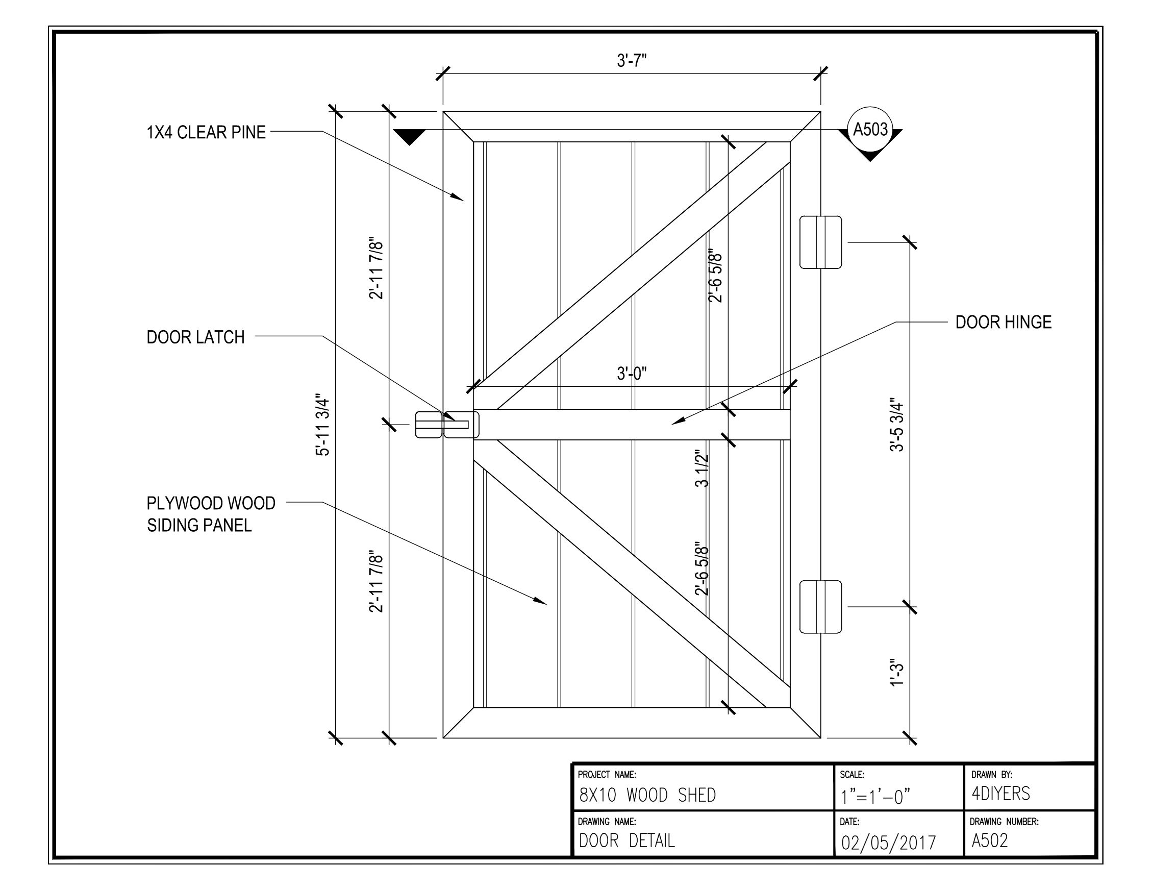 8x10 Shed Plans (Free) - Instructables