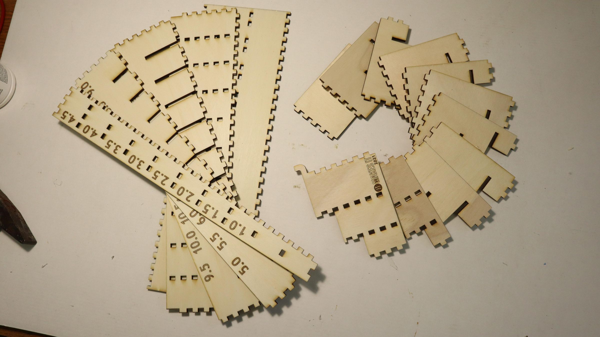 Laser Cut Drill Bit Organizer and CNC Routed Drill Bit Sorting Gauge ...