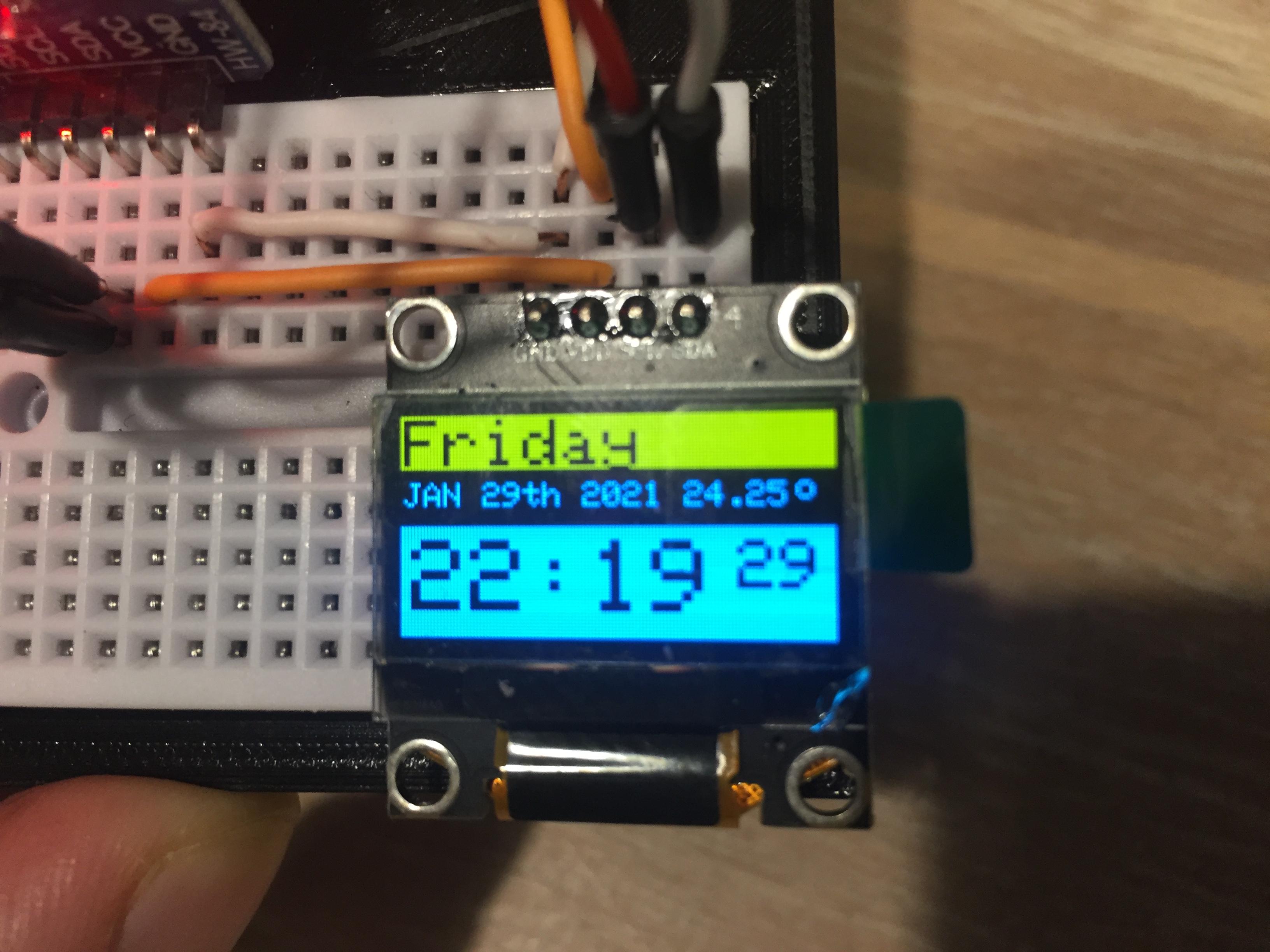 How to Create a Clock Using Arduino , DS3231 RTC Module and OLED ...