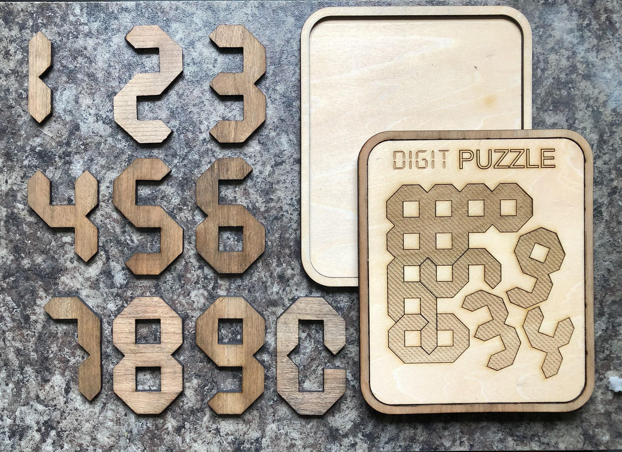 Digit Puzzle With Tinkercad : 5 Steps (with Pictures) - Instructables