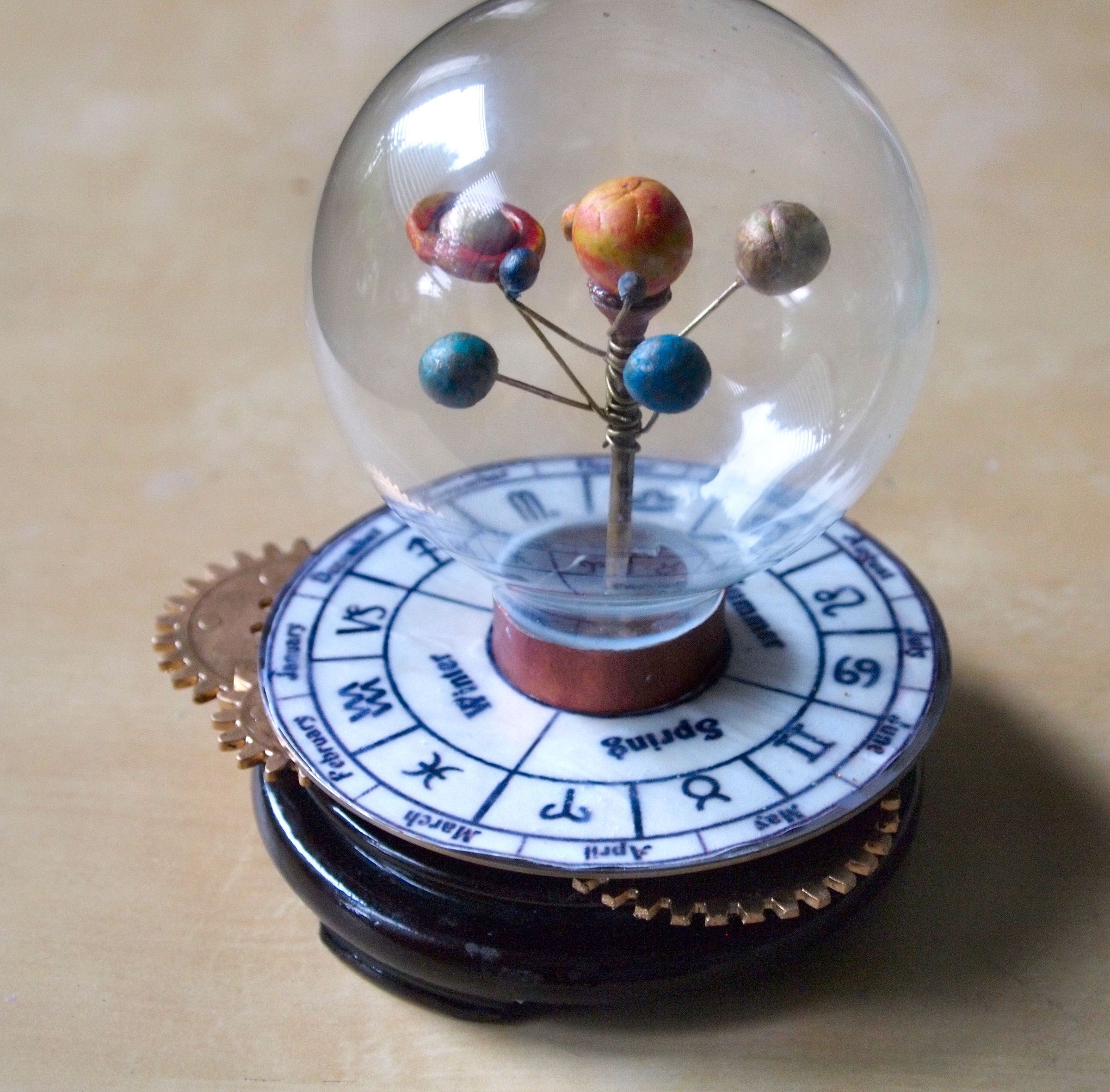Miniature Revolving Solar System : 10 Steps (with Pictures) - Instructables