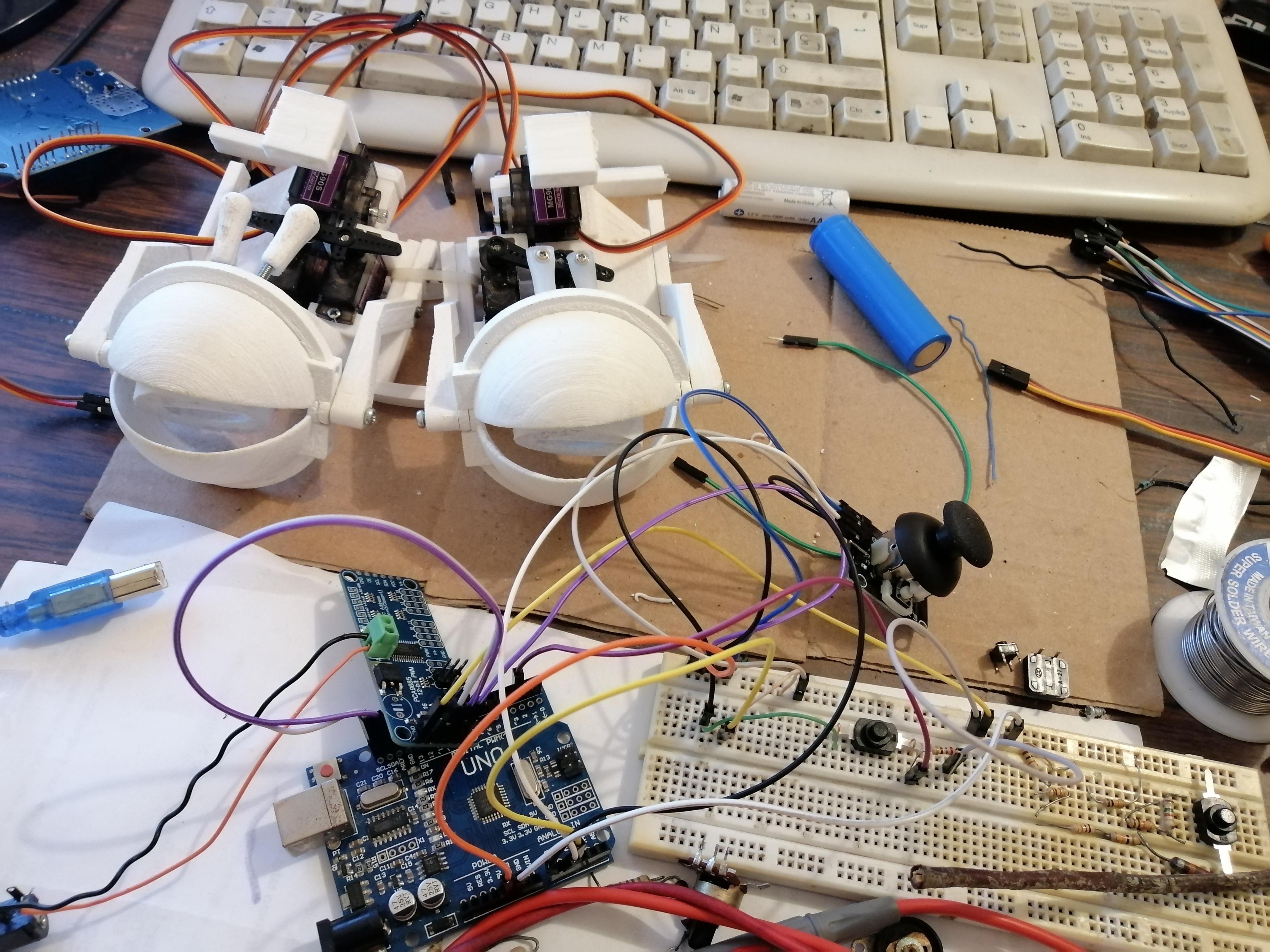 DIY Compact 3D Printed Animatronic Eye Mechanism : 4 Steps (with ...