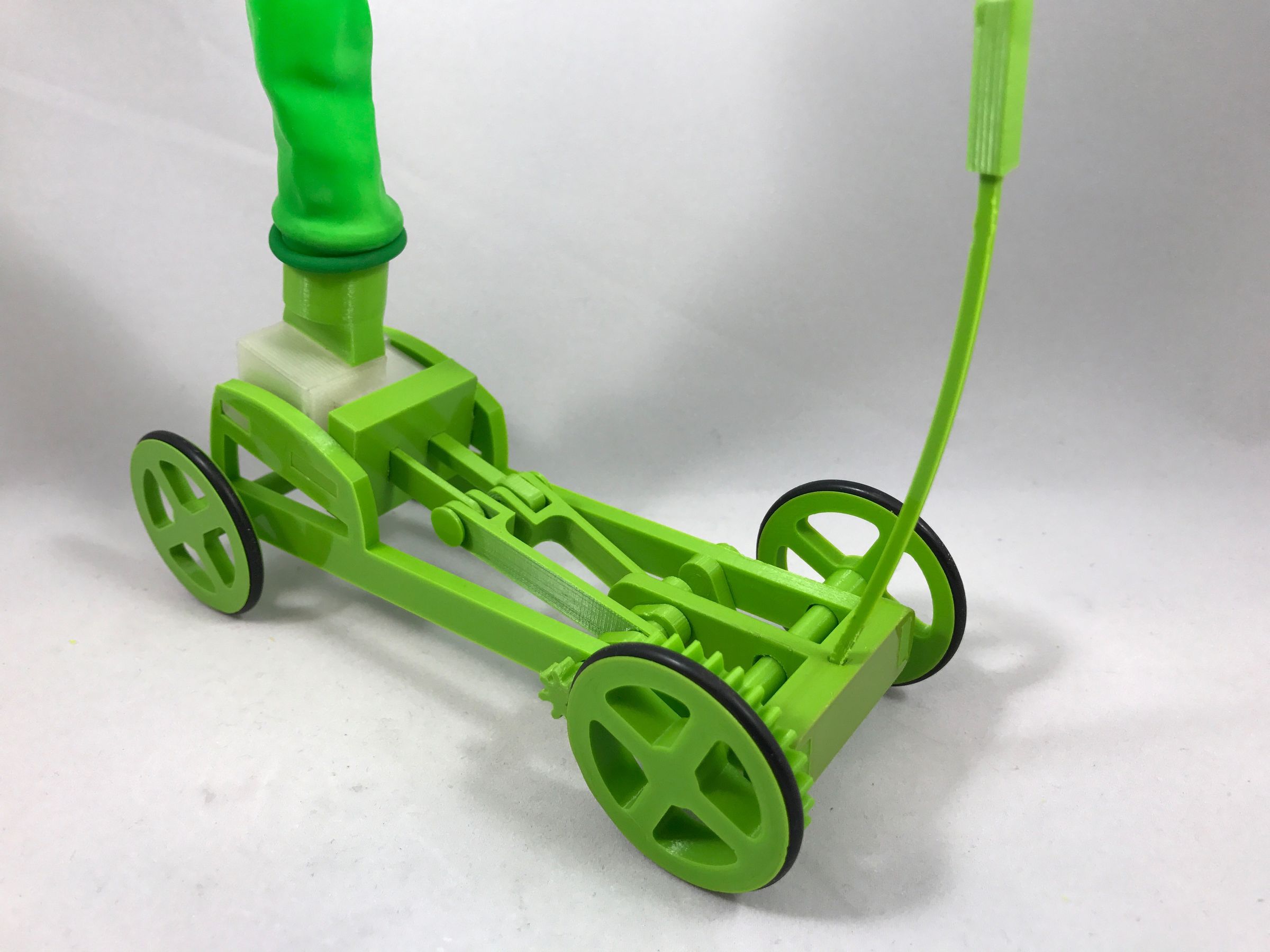 Balloon Powered Single Cylinder Air Engine Open Chassis : 5 Steps (with ...
