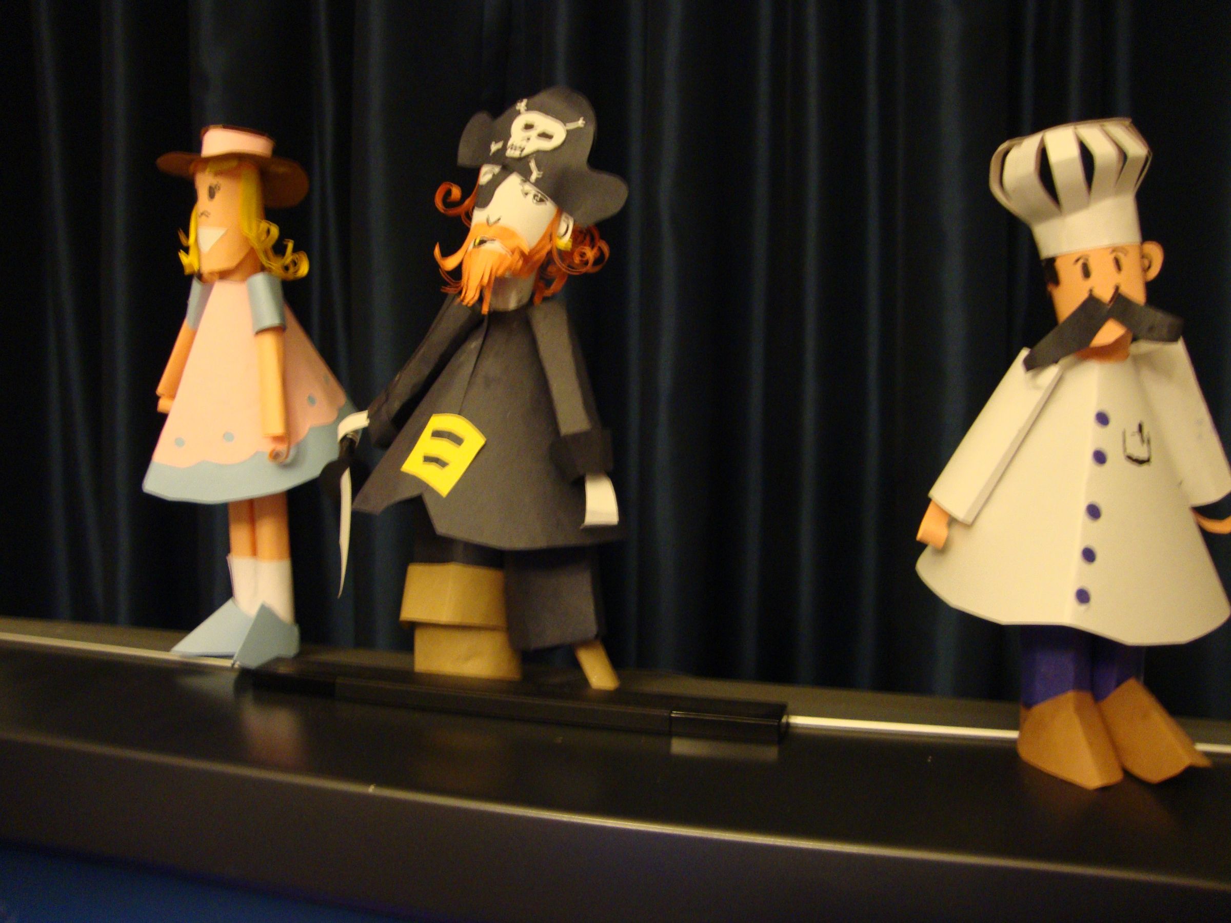 The Muffin Man or Chef Paper Craft (EASY) : 8 Steps (with Pictures ...