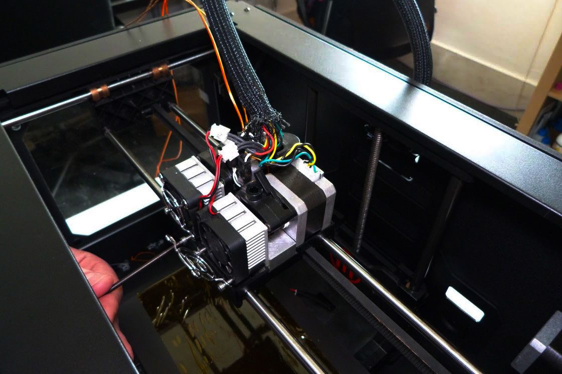 MM2X Makerbot Replicator 2X Alternative Extruder Installation : 13 ...