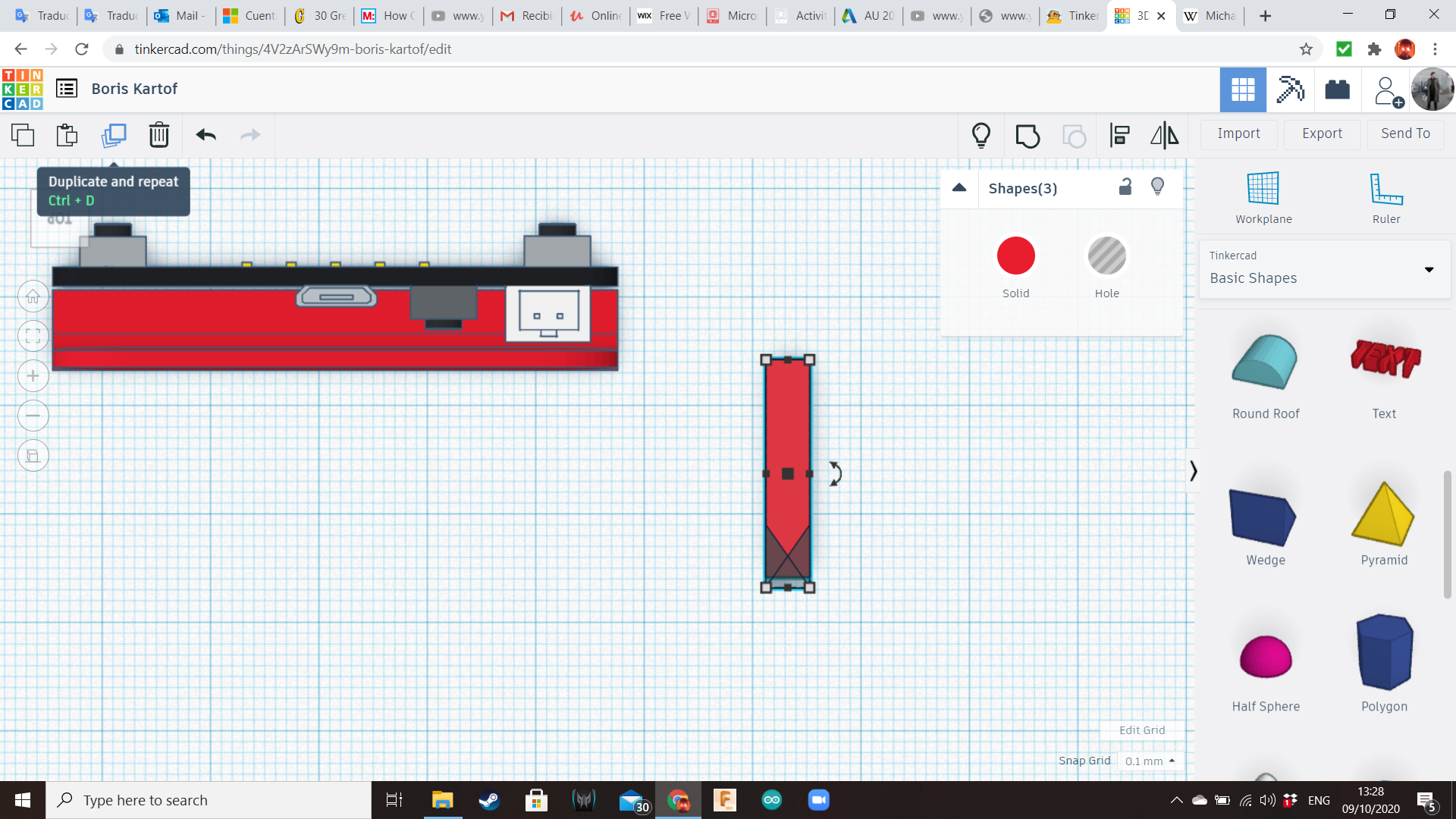 Tinkercad + Micro:bit Robotics for School: "I Love Kartof" Robot! : 17 ...