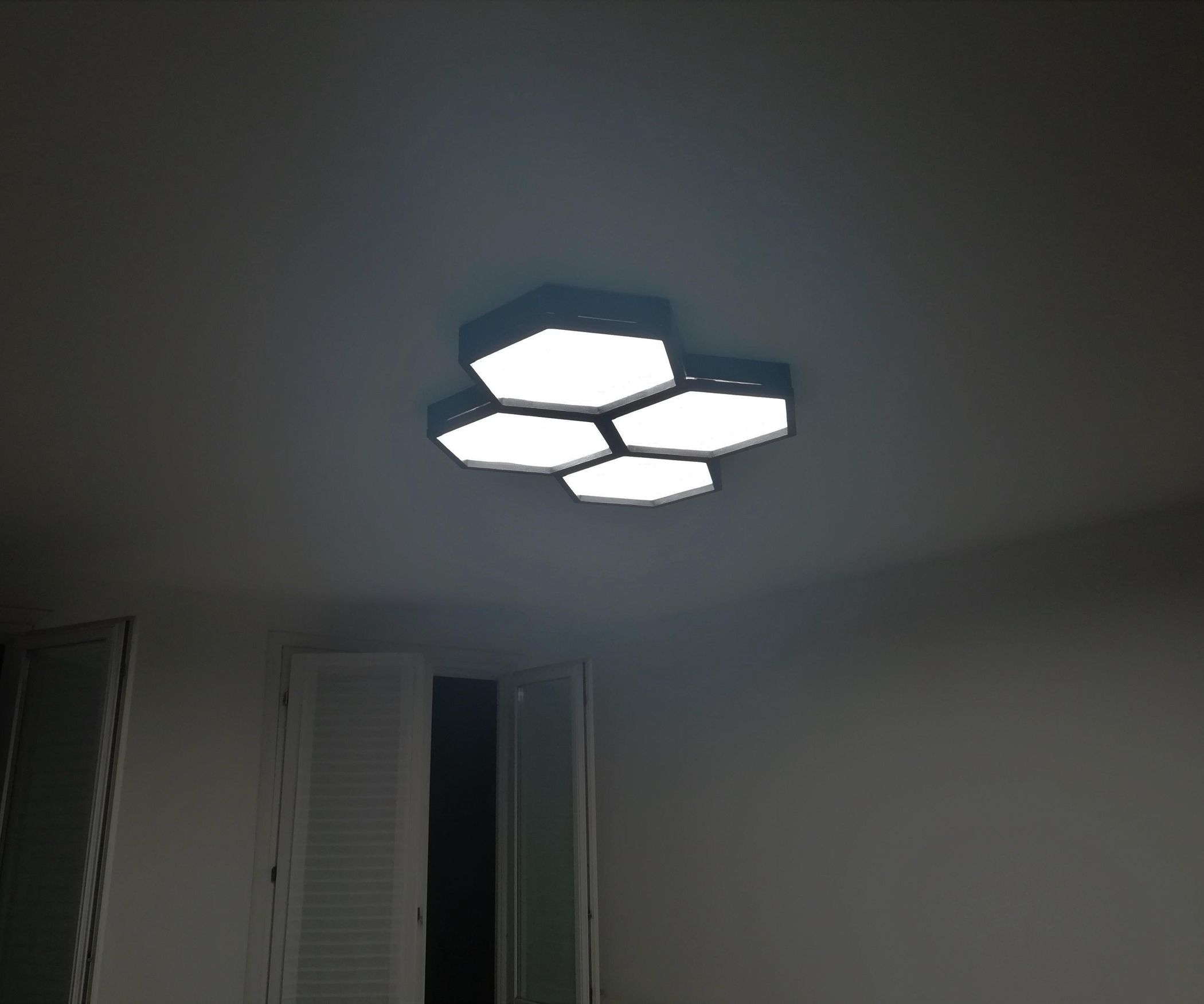 Modern Hexa LED Lamp With Bluetooth : 17 Steps (with Pictures ...