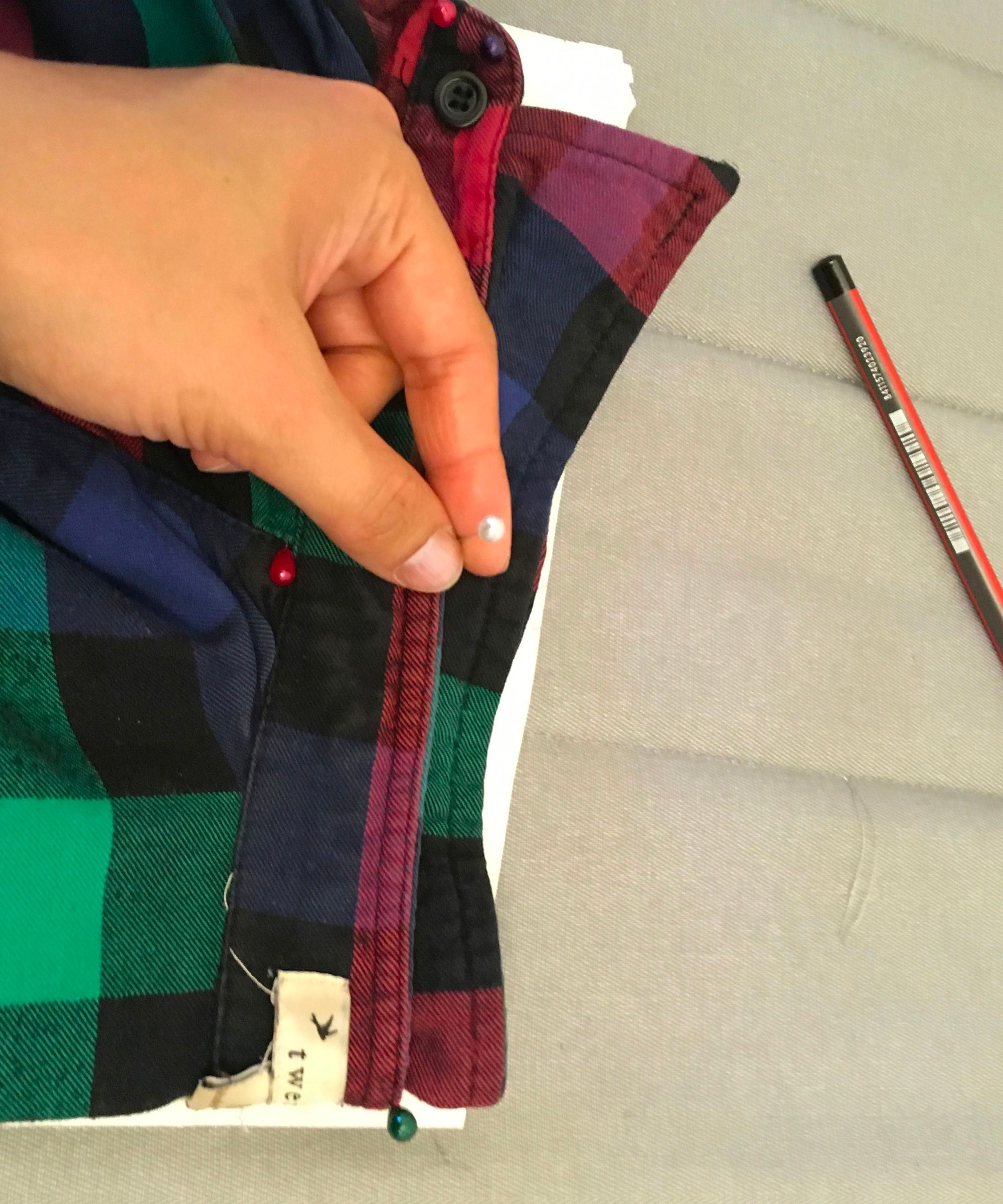 Shirt Pattern-making With Your Own Shirt : 8 Steps (with Pictures ...