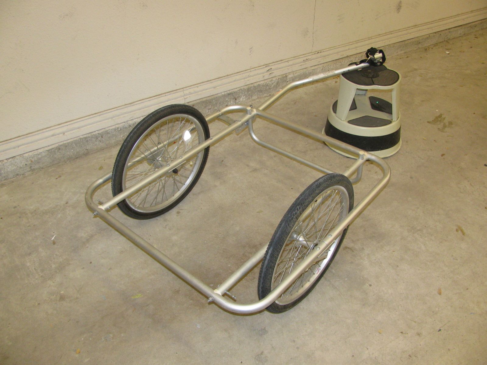 DIY Bicycle Cargo Trailer (from Child/Kid Bike Trailer) : 14 Steps ...
