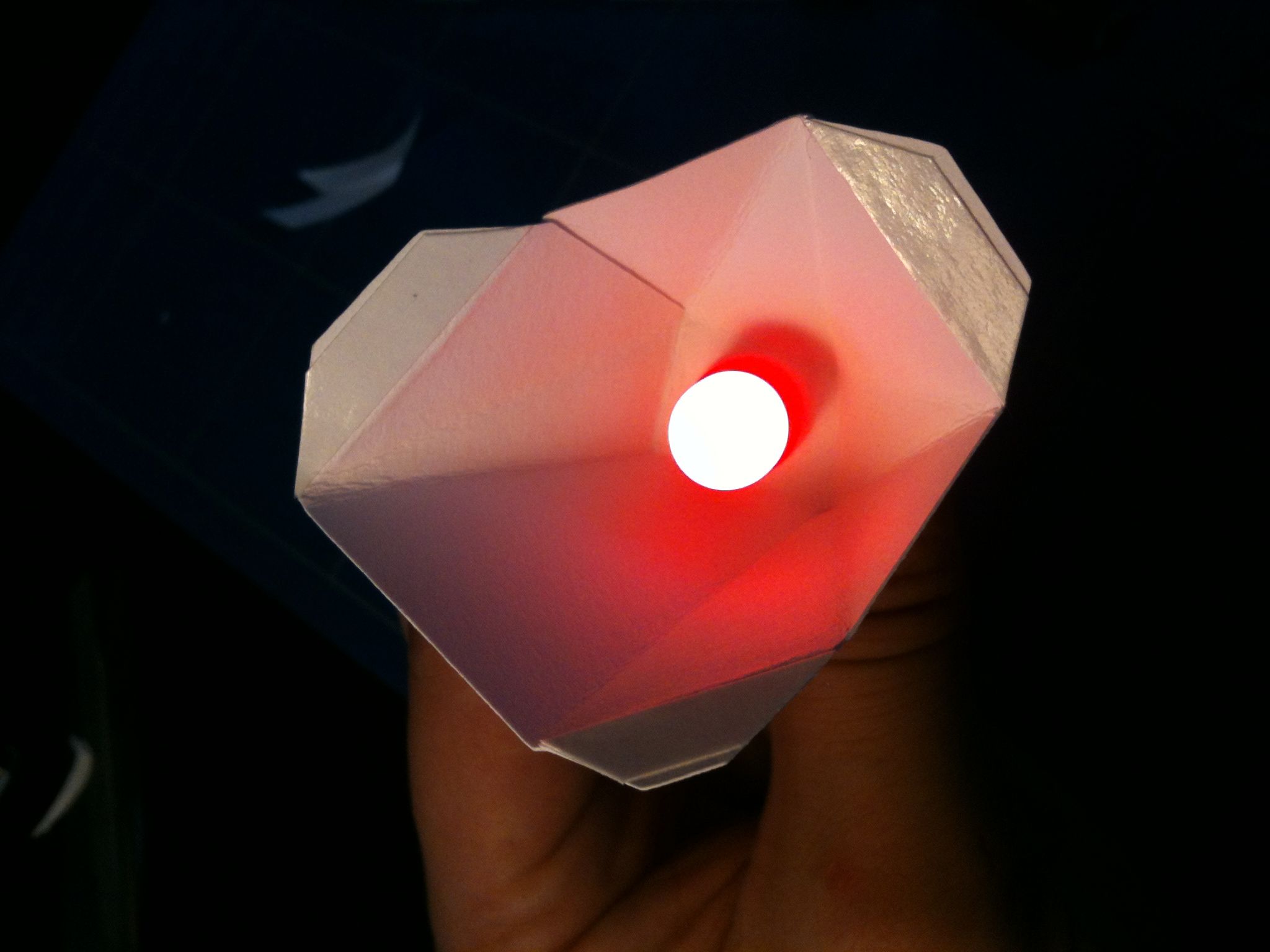 Papercraft Skull With Glowing Eyes : 15 Steps (with Pictures ...