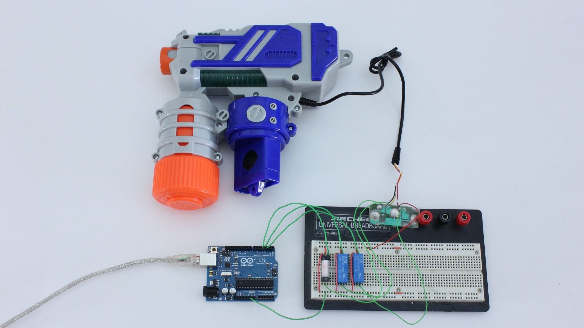 Motion Activated Gun Turret : 11 Steps (with Pictures) - Instructables