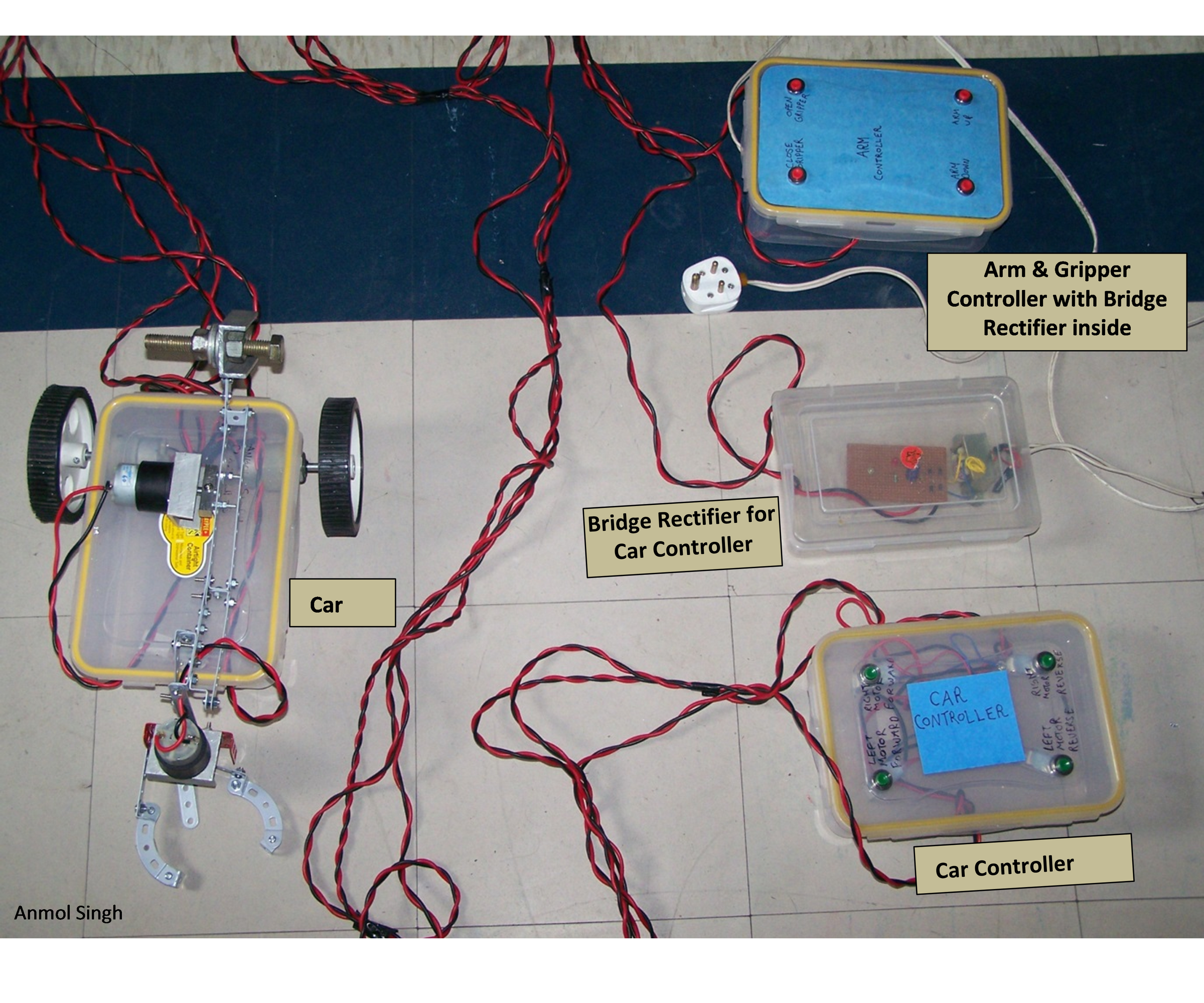PUSH-BUTTON CONTROLLED CAR WITH ROBOTIC ARM : 7 Steps (with Pictures ...