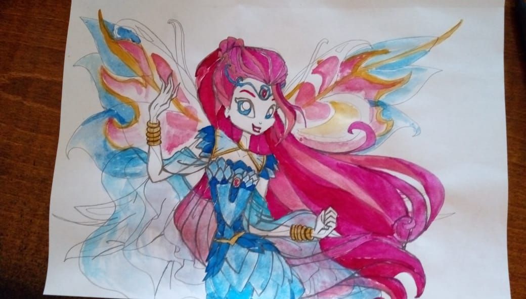 How to Draw Bloom ( Winx Club ) - Bloomix Transformation : 10 Steps ...