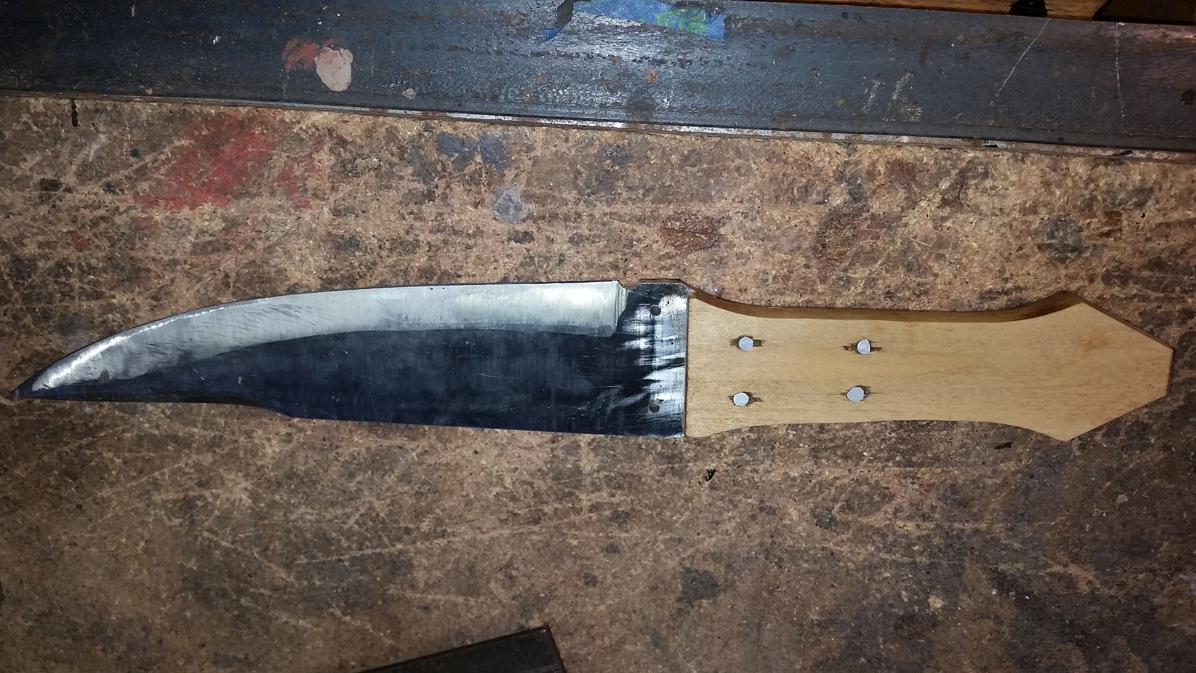 Bowie Knife From Leaf Spring : 9 Steps (with Pictures) - Instructables