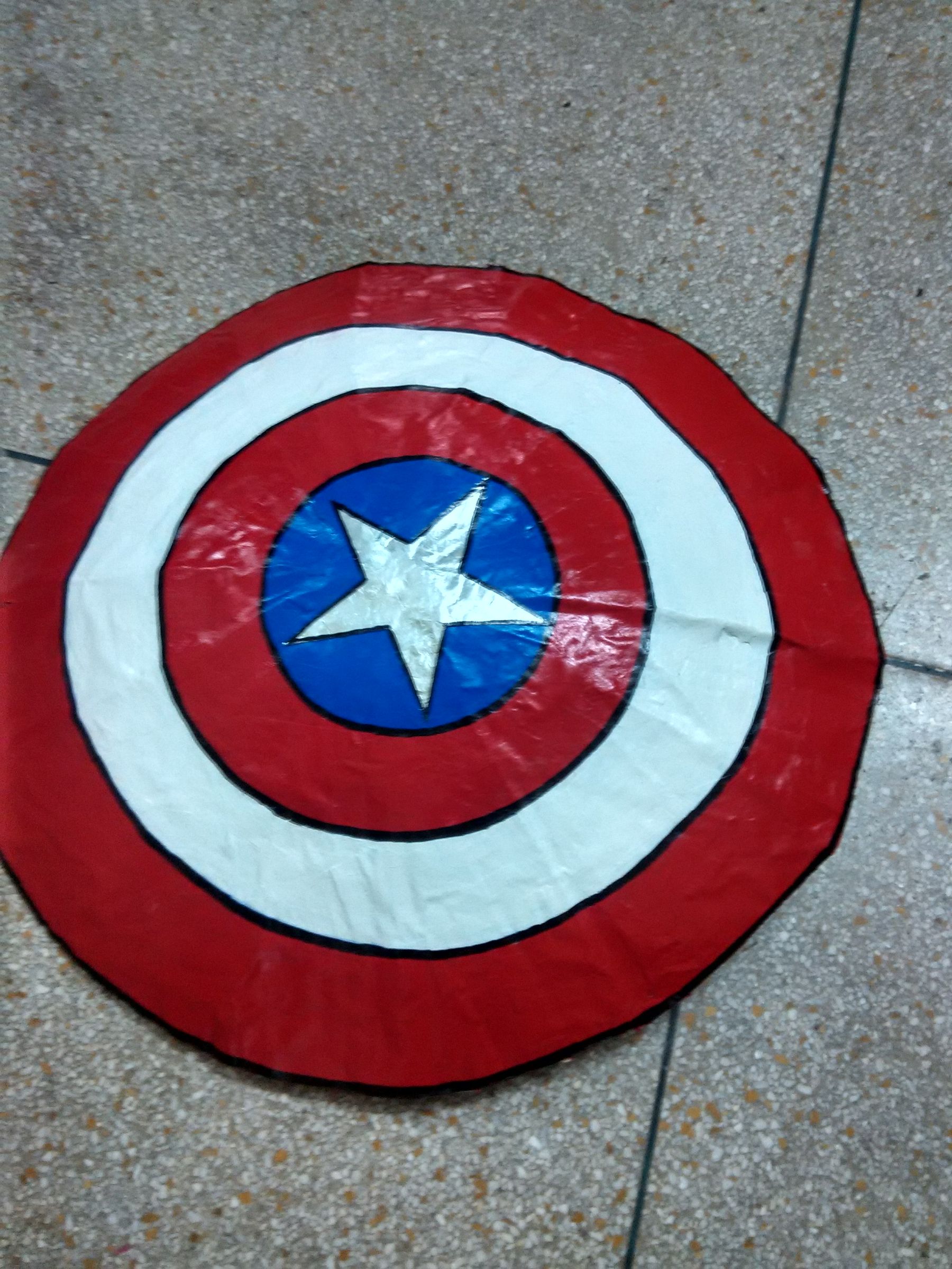 Captain America's Shield Using Cardboard : 6 Steps - Instructables