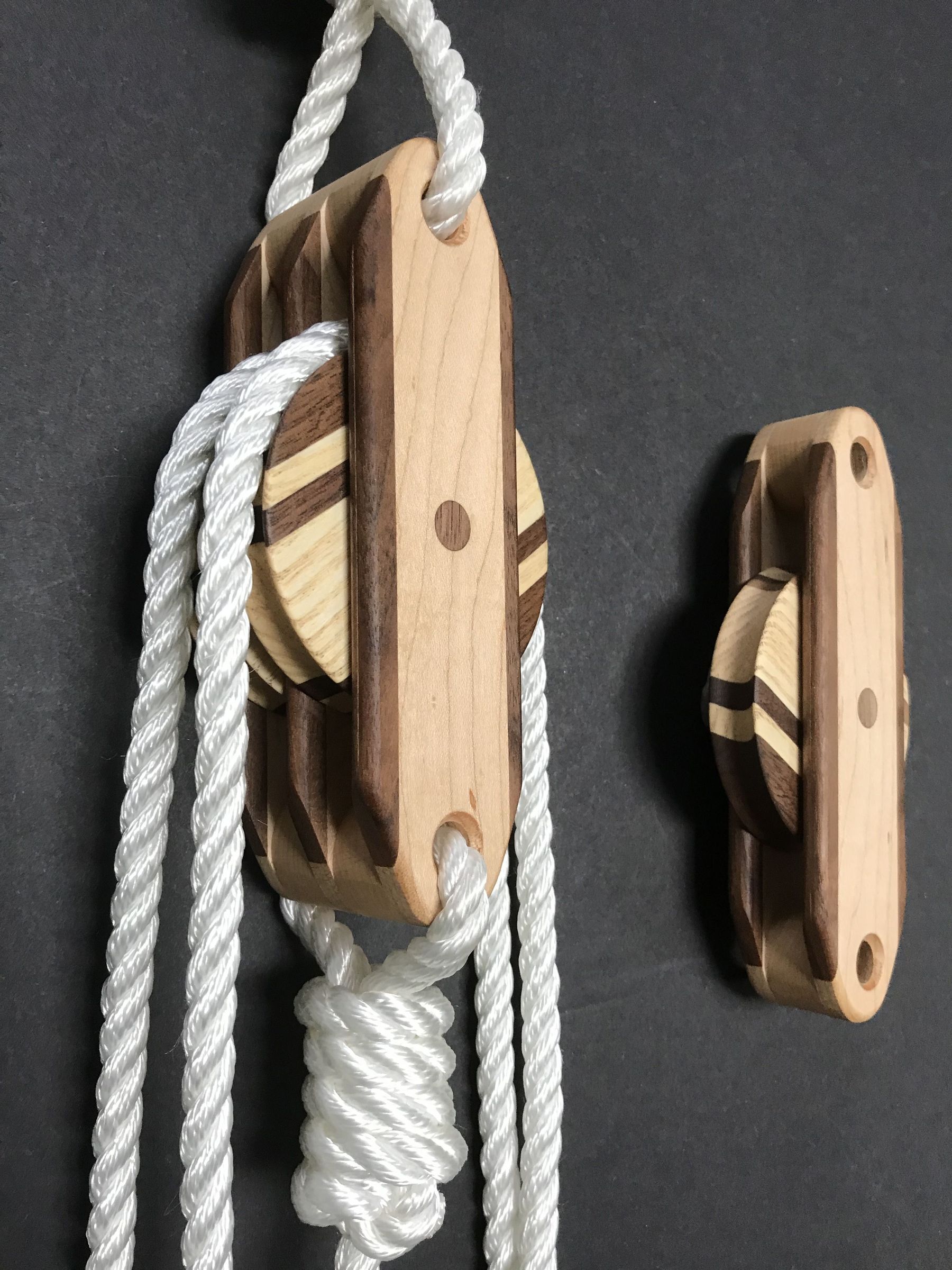 Functional & Decorative Wooden Block and Tackle : 10 Steps (with ...