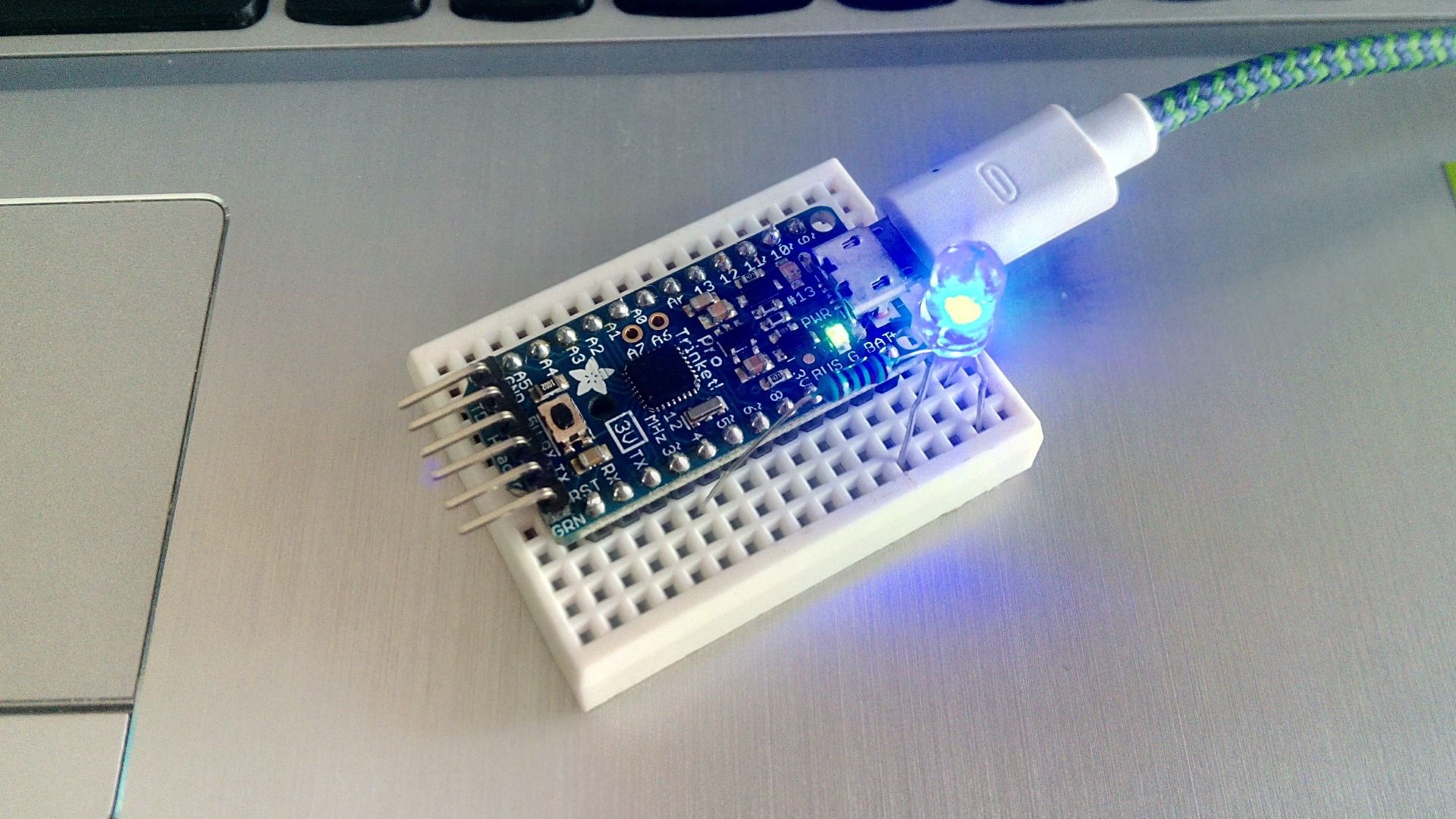 How to Use the Adafruit Pro Trinket Board - Arduino Tutorial : 4 Steps ...