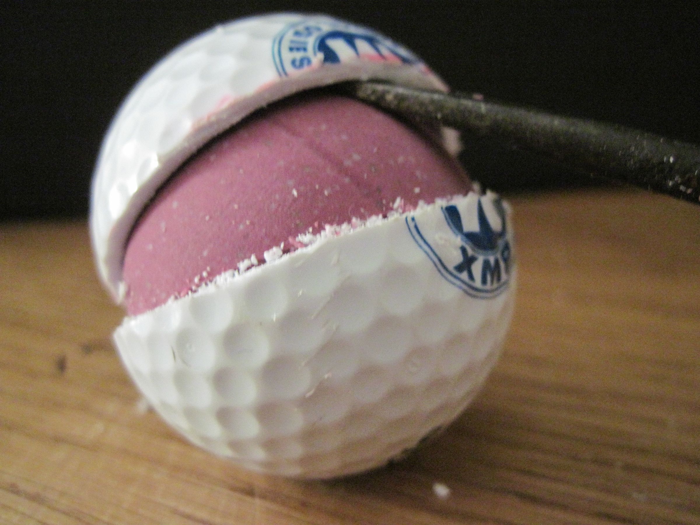 How to Cut Off the Outer Shell of a Golf Ball : 3 Steps - Instructables