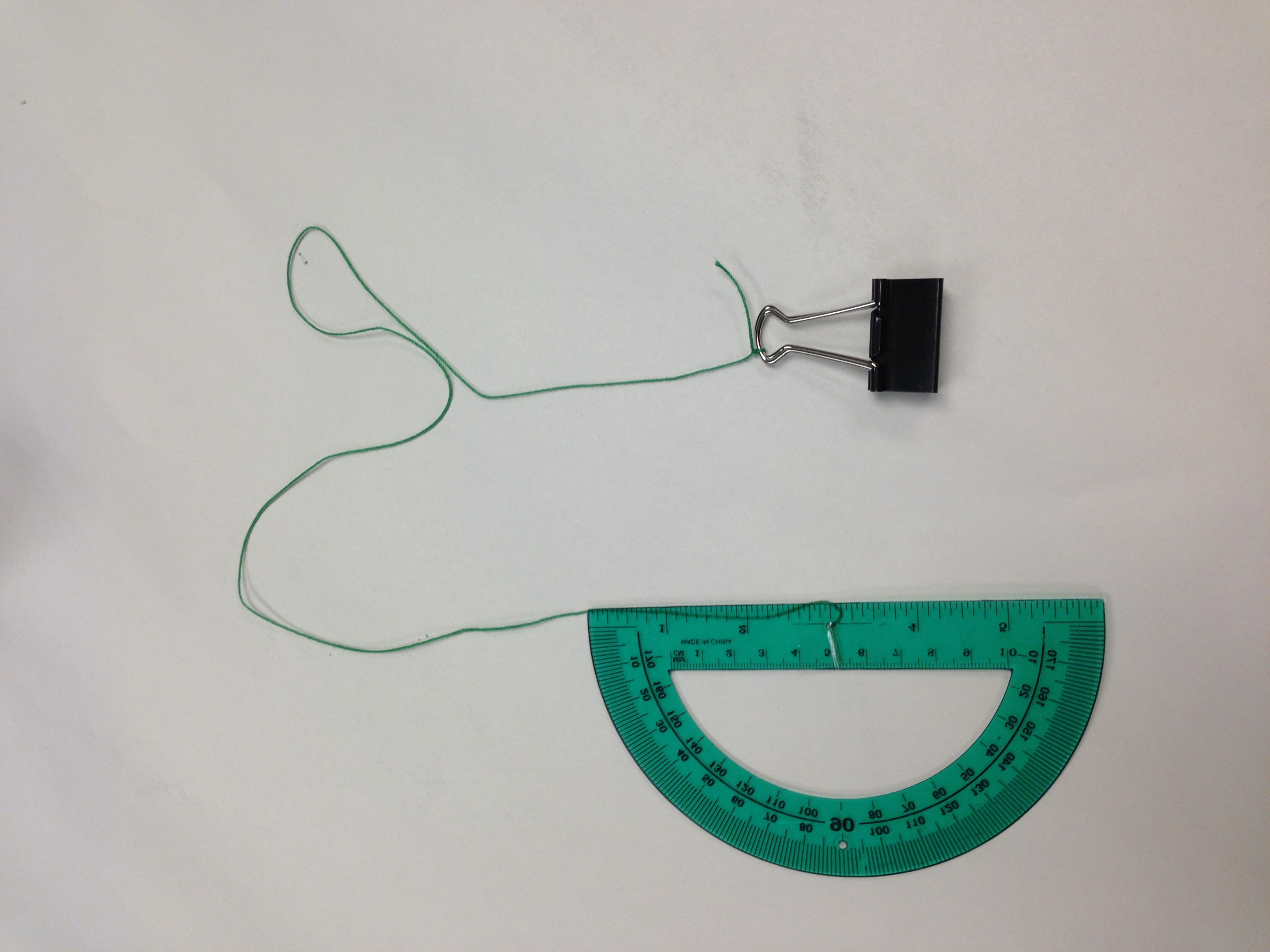 Basic Clinometer From Classroom Materials : 4 Steps - Instructables