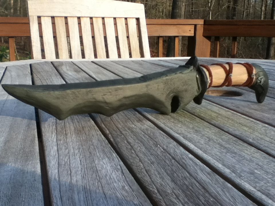 How to Make a Wooden Orcish Dagger : 5 Steps - Instructables