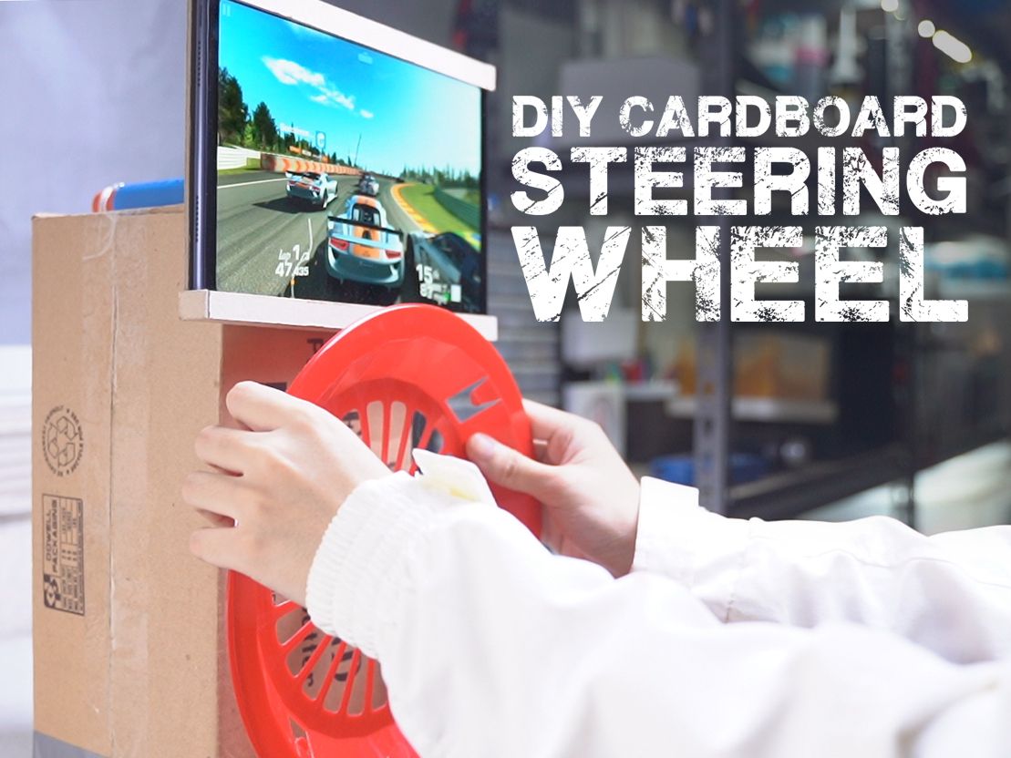DIY Cardboard Steering Wheel : 15 Steps (with Pictures) - Instructables