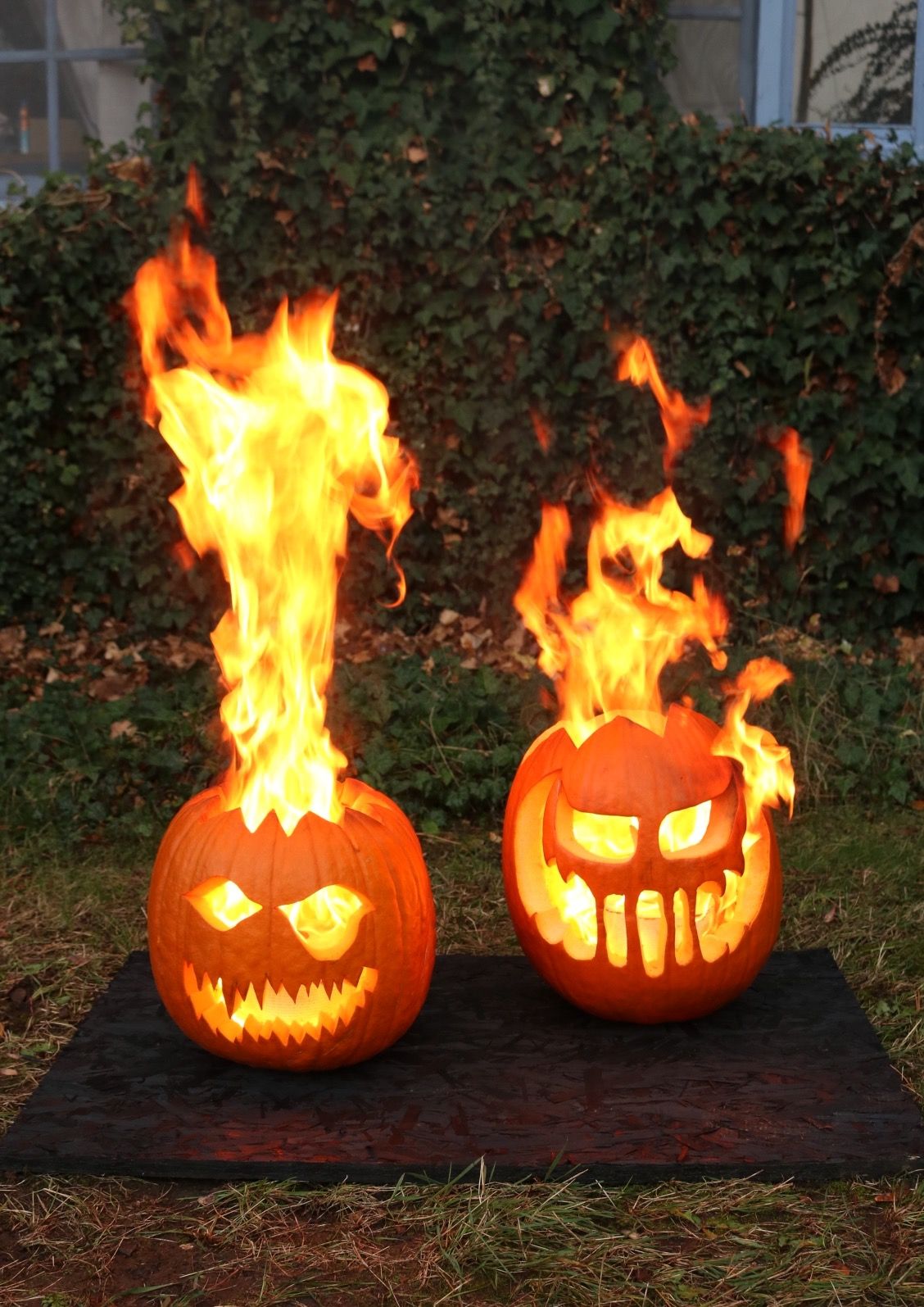 Flaming Halloween Jack-o'-lanterns : 6 Steps (with Pictures ...