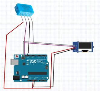 How to Use DHT12 I2C Humidity and Temperature Sensor With Arduino : 7 ...