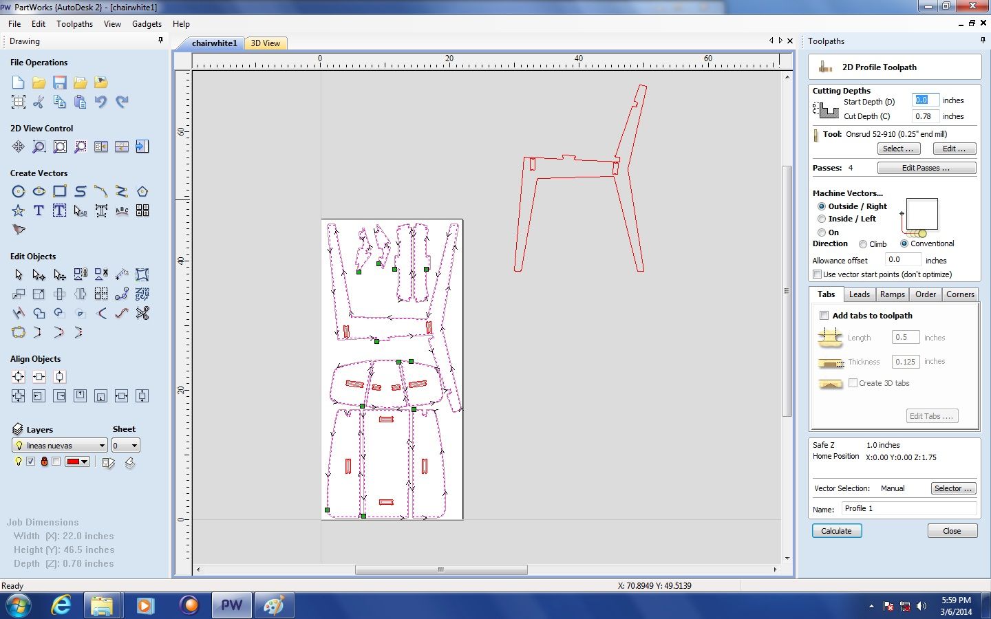 P9L - Lounge Chair Made With CNC Router : 13 Steps (with Pictures ...