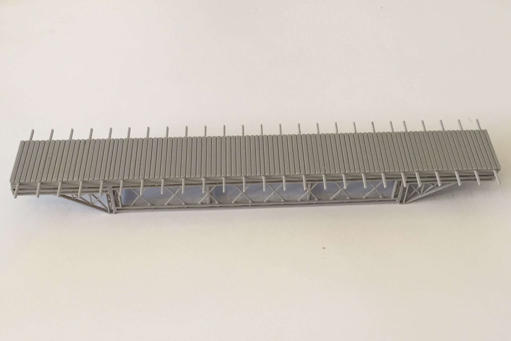 Building a 1:160 (N) Scale Model of a Truss Railroad Bridge : 6 Steps ...