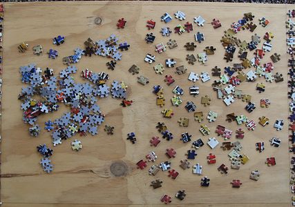 How to Put Together a Jigsaw Puzzle : 11 Steps (with Pictures ...