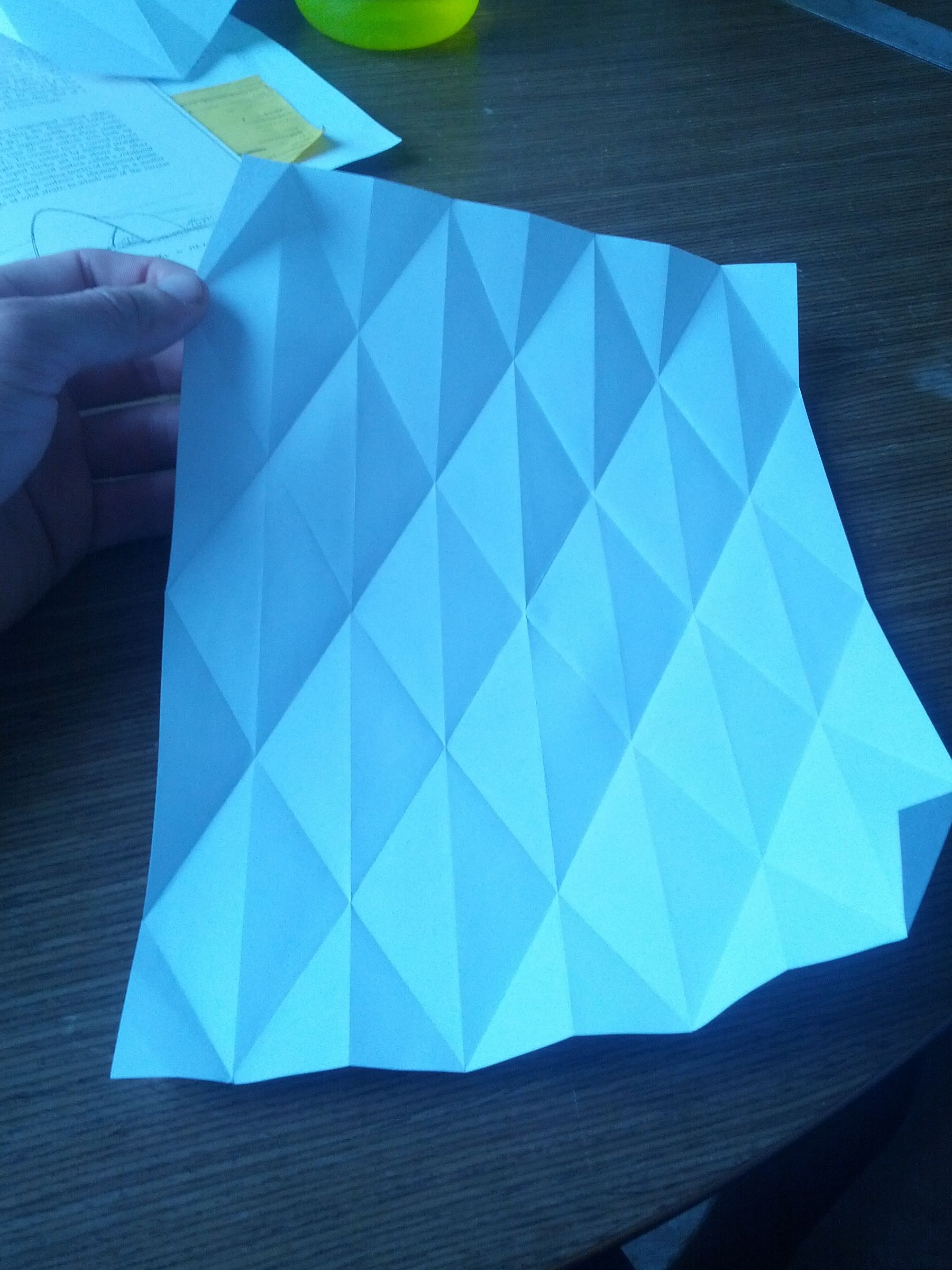 Paper Folded Barrel Structure - Instructables