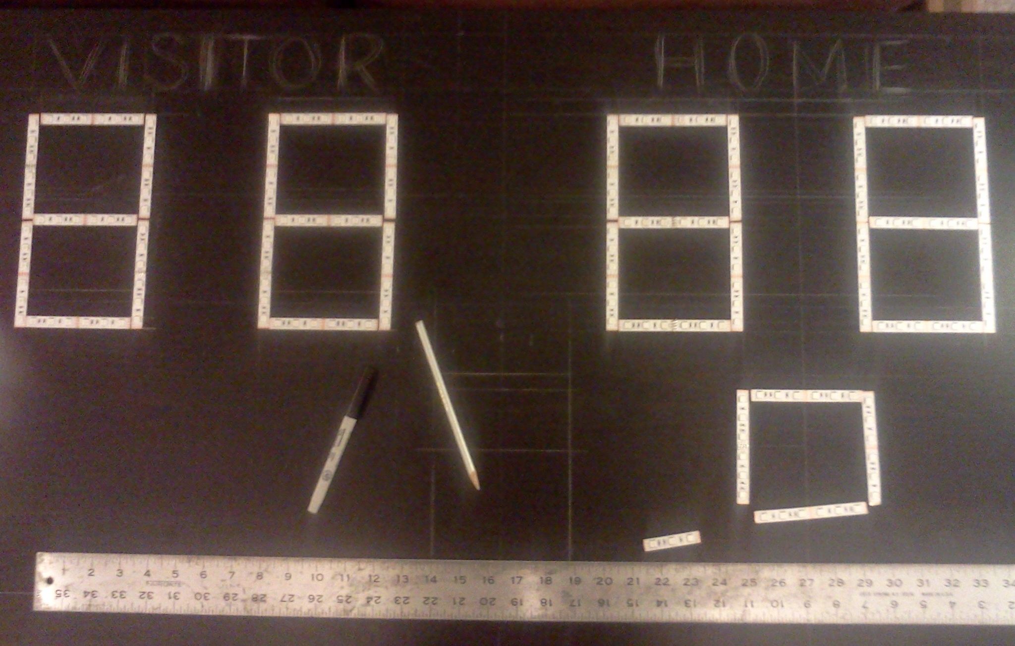 Remote Controlled Arduino Scoreboard Using LED Strips : 14 Steps (with ...