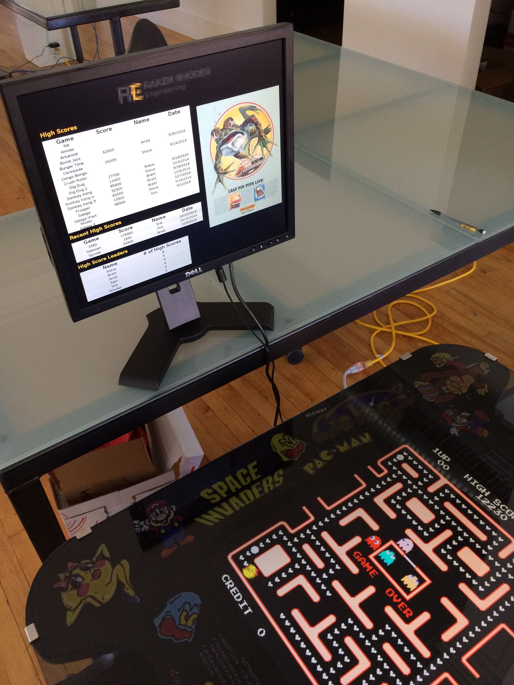 Raspberry Pi Arcade Game High Score DIsplay for Multiple Locations : 12 ...