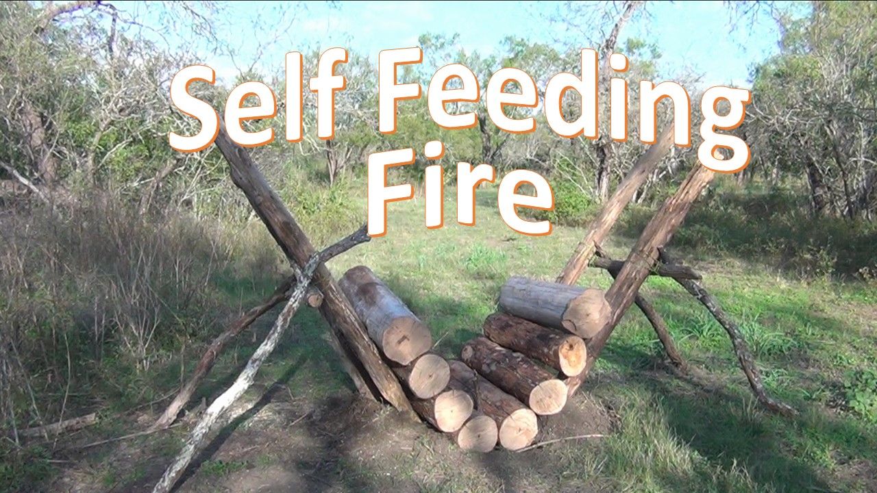 How to Build the Self Feeding Fire - All Night Fire : 11 Steps (with ...