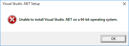Install Visual Studio .NET 2002 in 64-bit Windows : 12 Steps ...