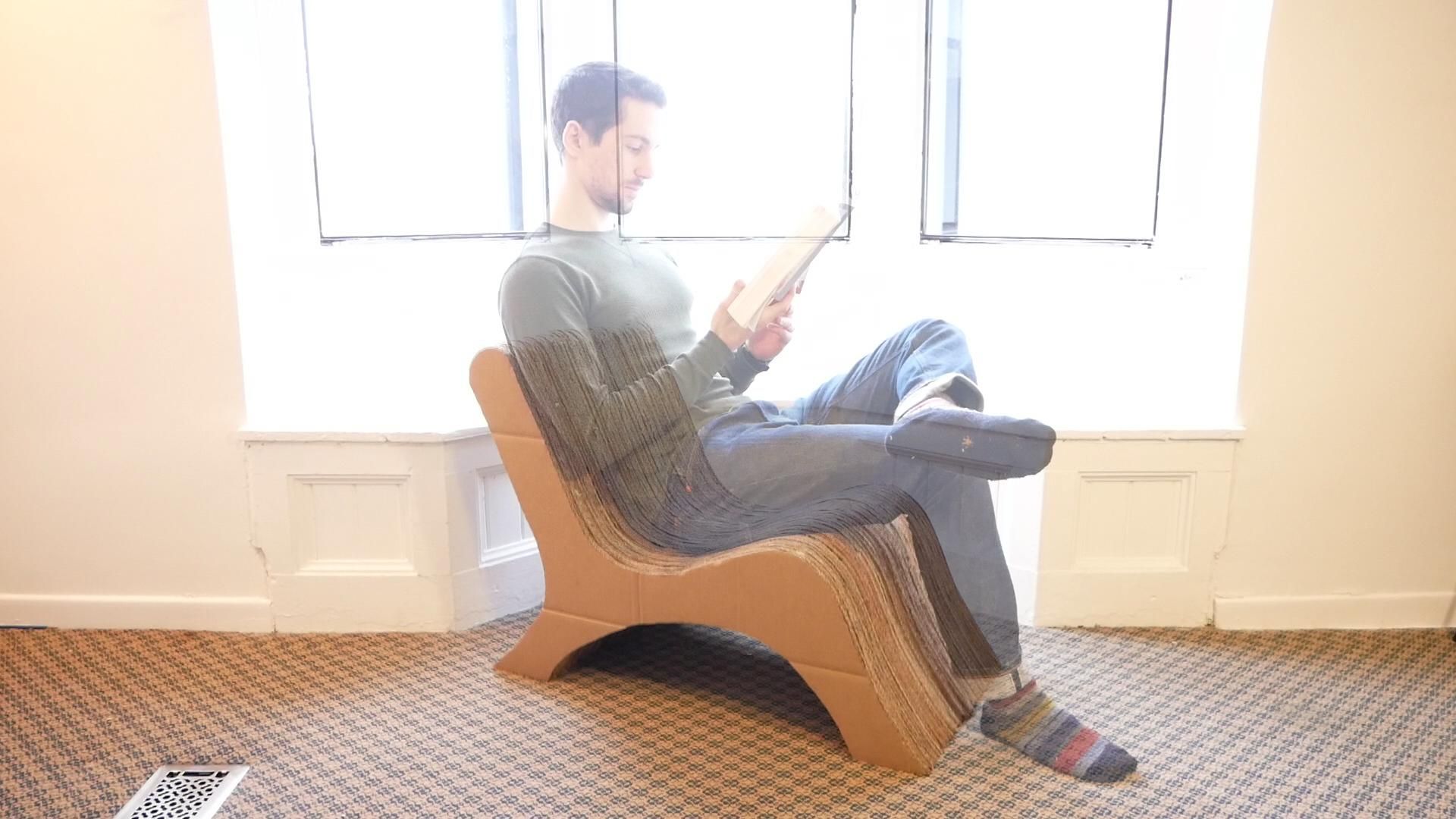 Modern Cardboard Chair : 5 Steps (with Pictures) - Instructables