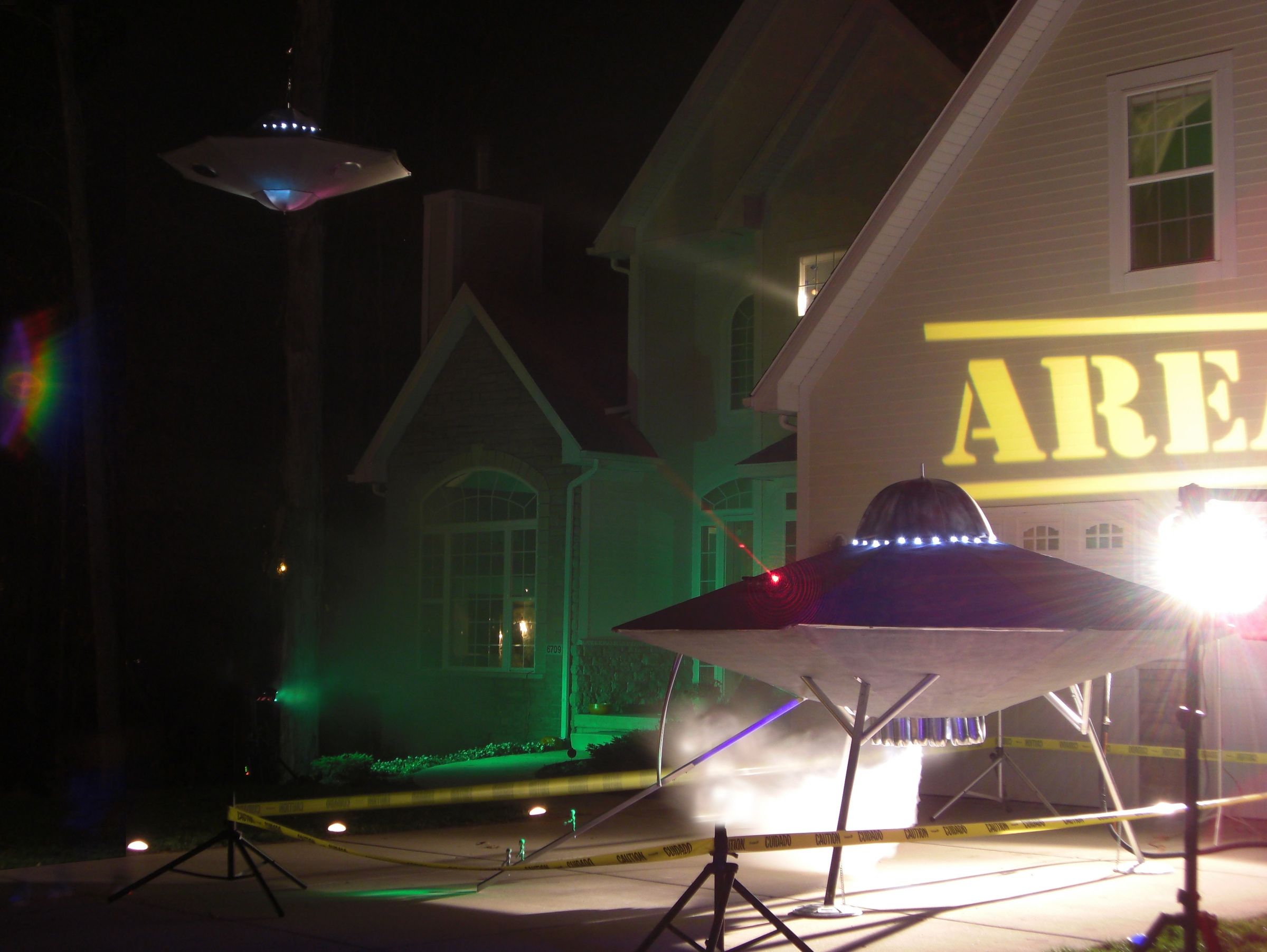 UFO Invasion at Area 51 Halloween Display - Instructables