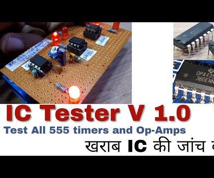 IC Tester ,Op-Amp,555 Timer Tester : 3 Steps - Instructables