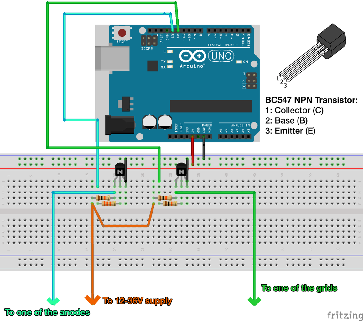 Arduino Vfd Display Clock Tutorial A Guide To Vfd Displays 10 Steps With Pictures
