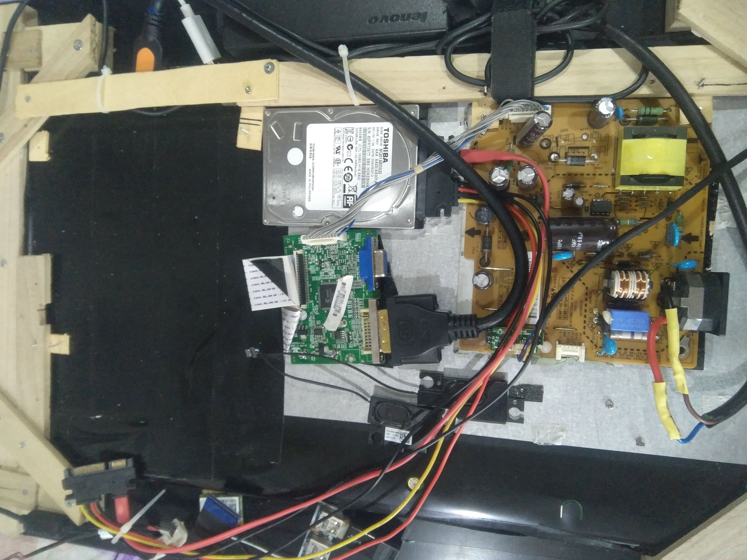 Floating Smart Magic Mirror From Old Laptop With Alexa Voice ...