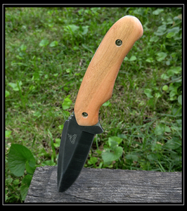 Making and Installing Wood Knife Scales for an Old Knife (full Tang ...